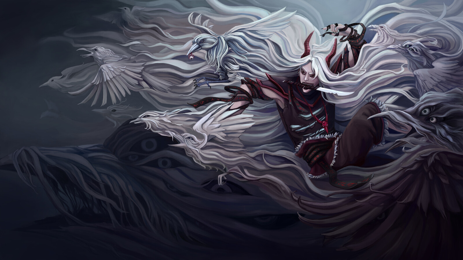 Shu Lin - White Raven Demon