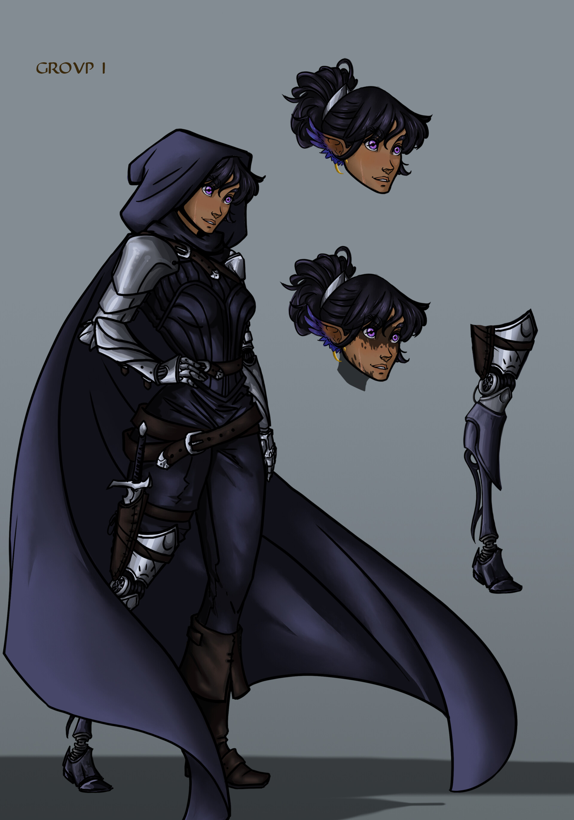 ArtStation - Female Fantasy Character Renders from Peer Feedback Workflow