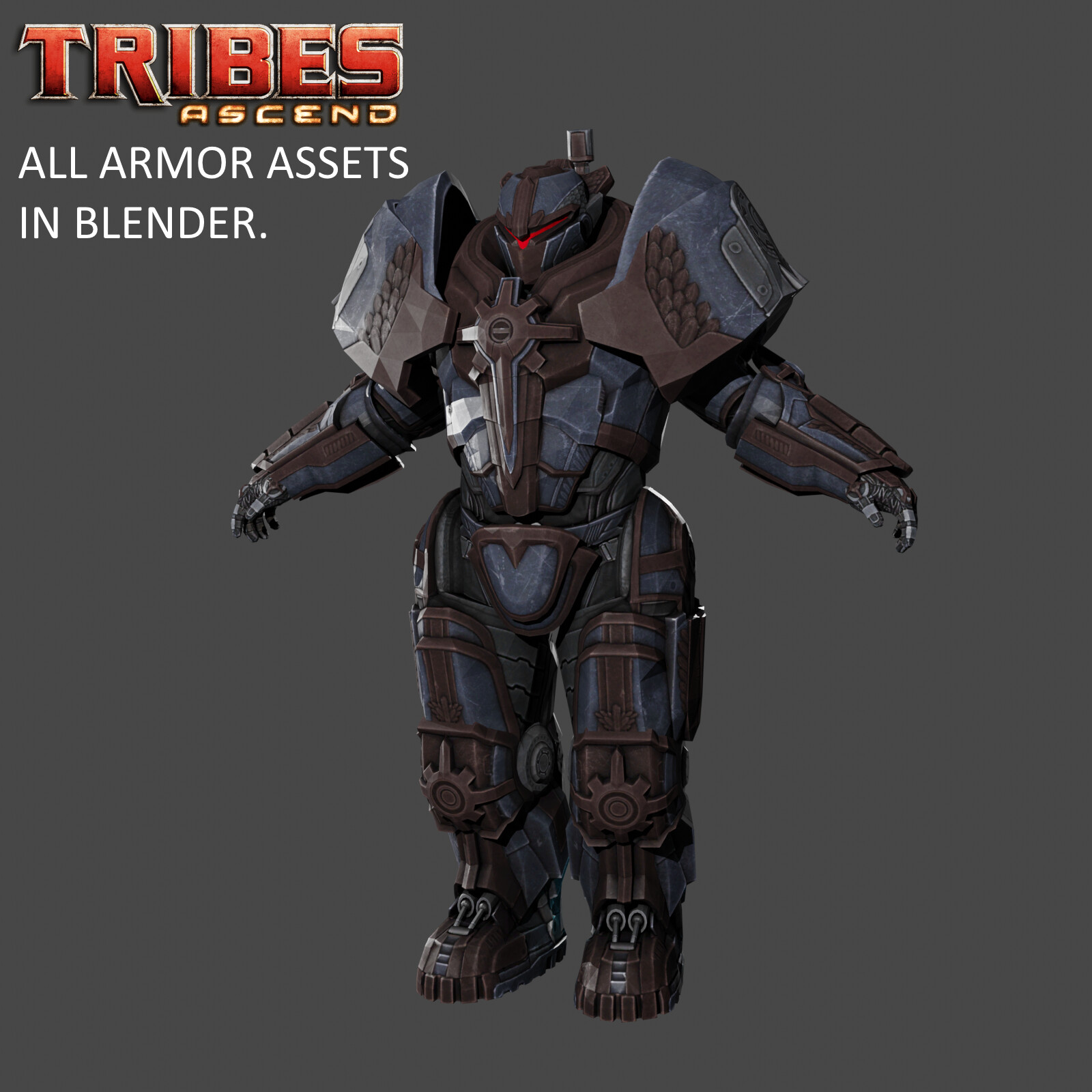 ArtStation - Tribes Ascend All Armor Assets in Blender