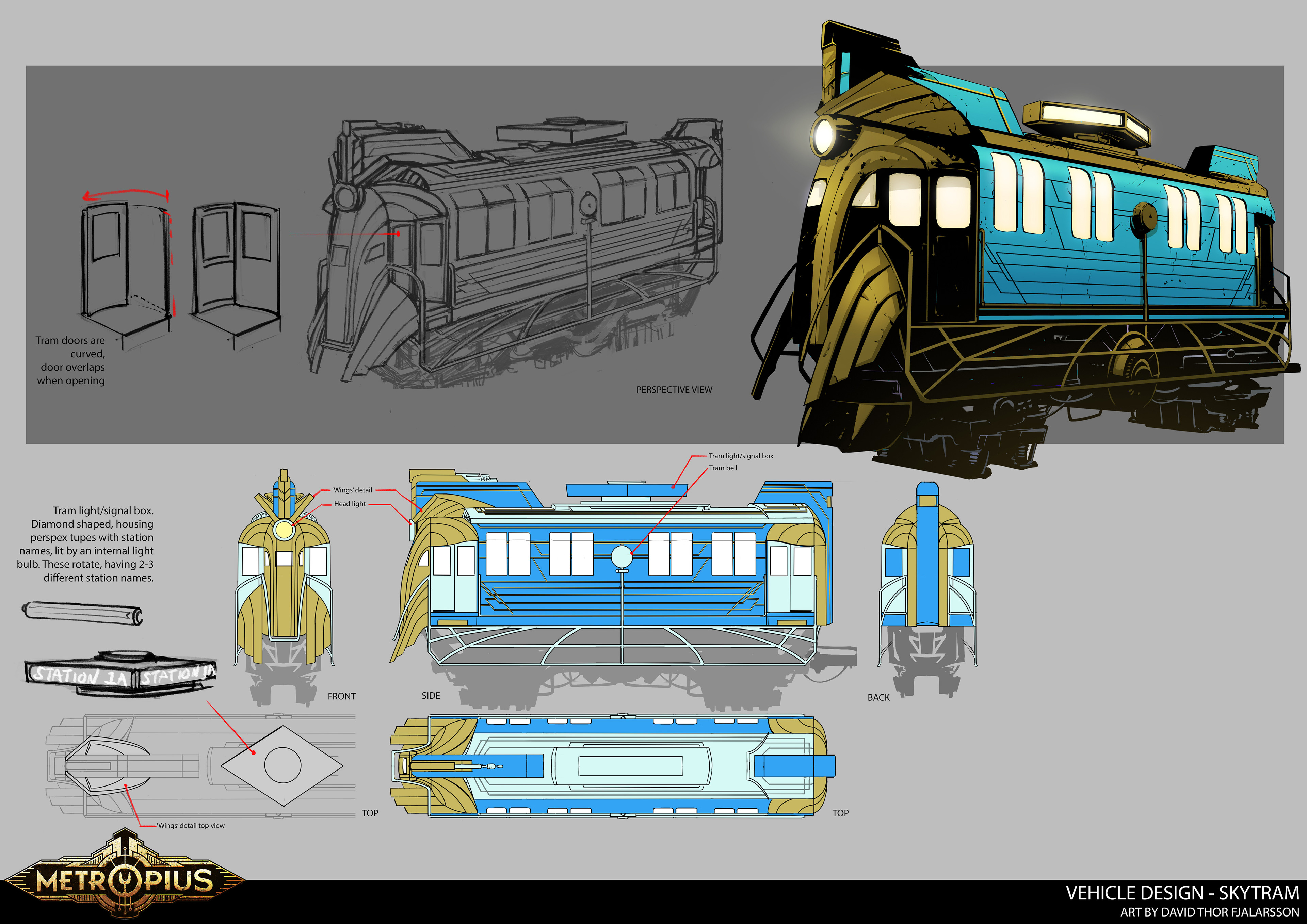 David Thor Fjalarsson - Metropius - Vehicle Concept Art