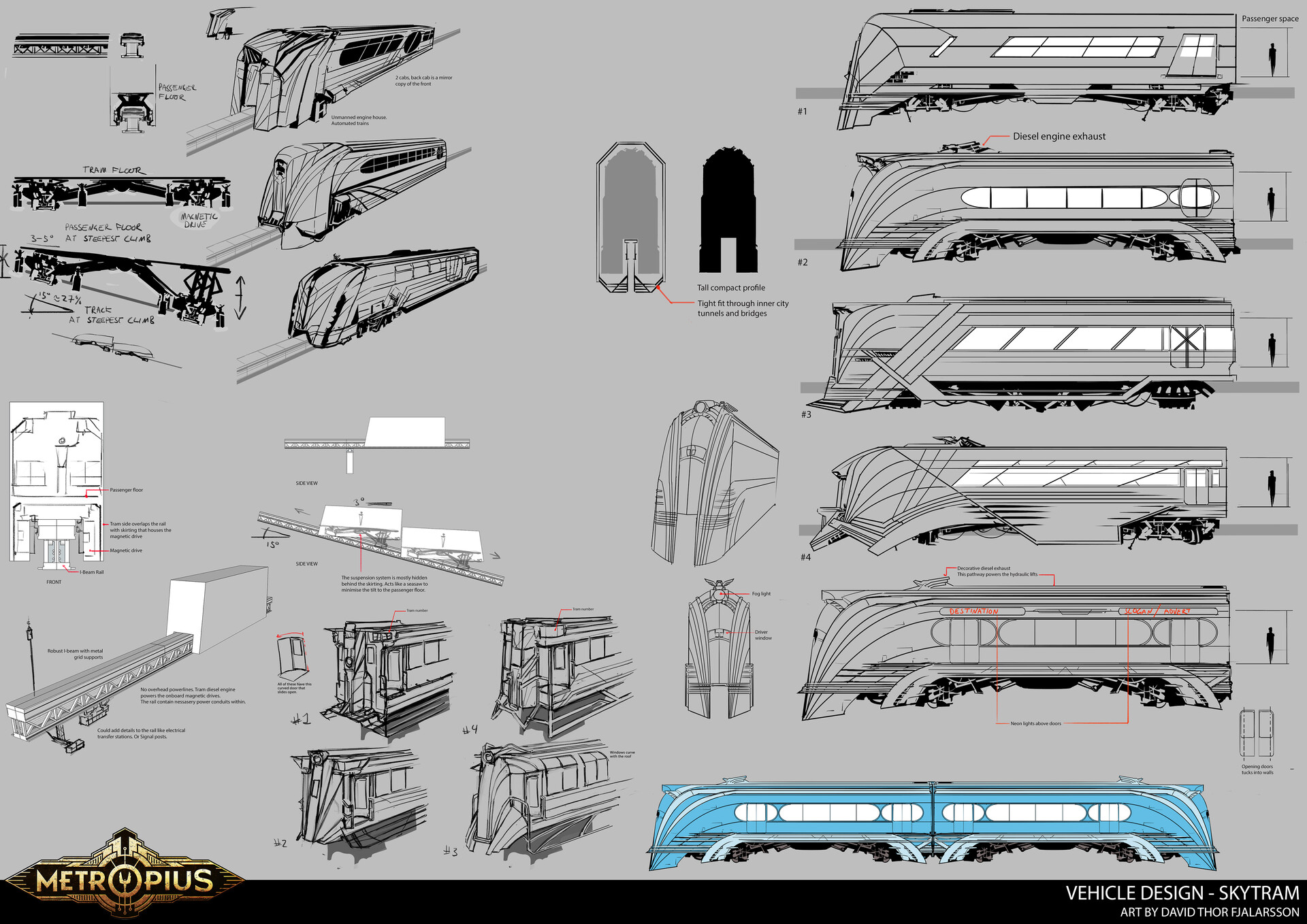 David Thor Fjalarsson - Metropius - Vehicle Concept Art