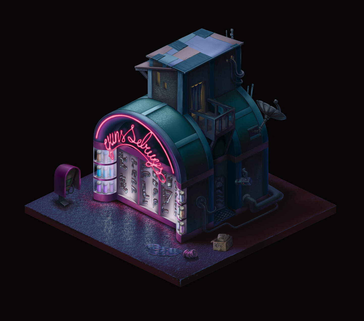 ArtStation - Gun store