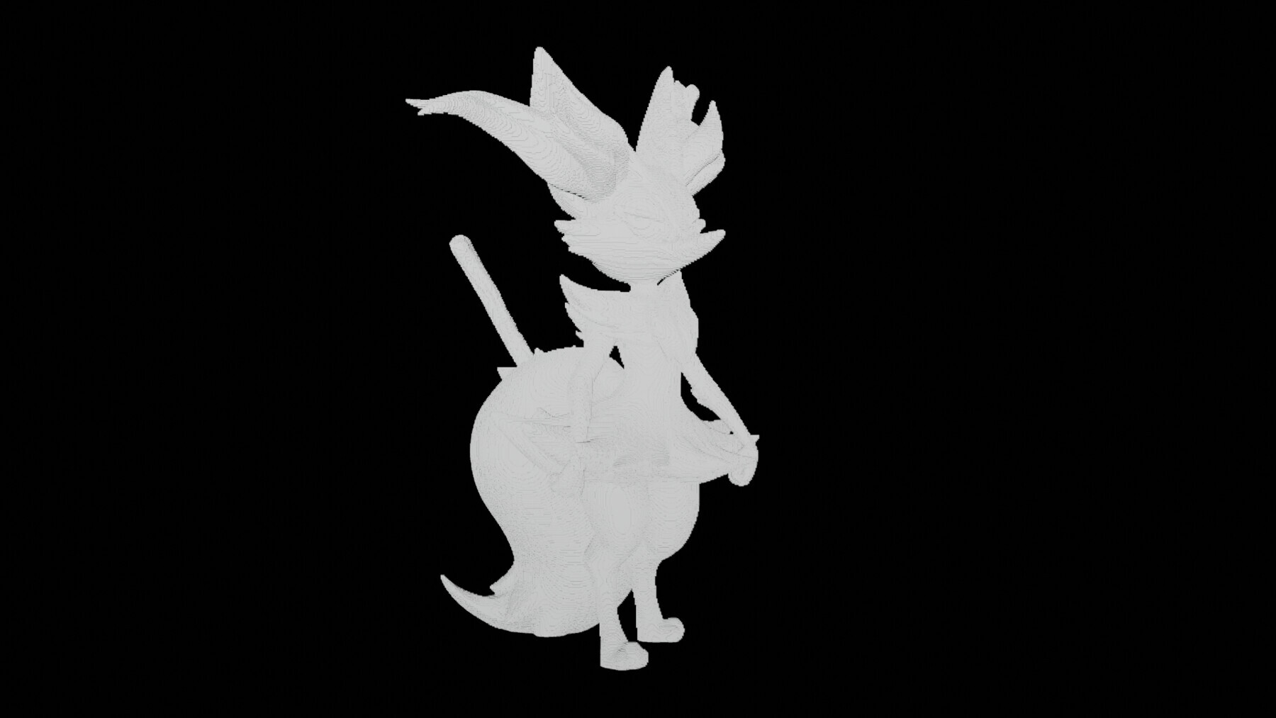 mino mimo - Braixen for 3d printing