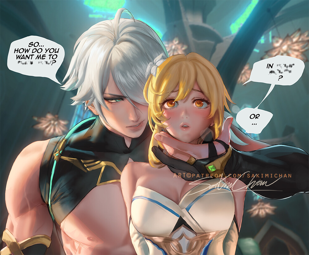 sakimi chan - Lumine's harem panel1