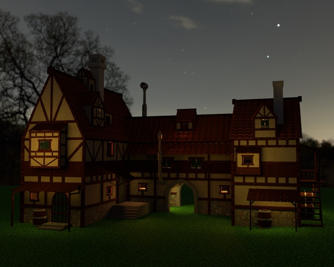 ArtStation - House 3d model