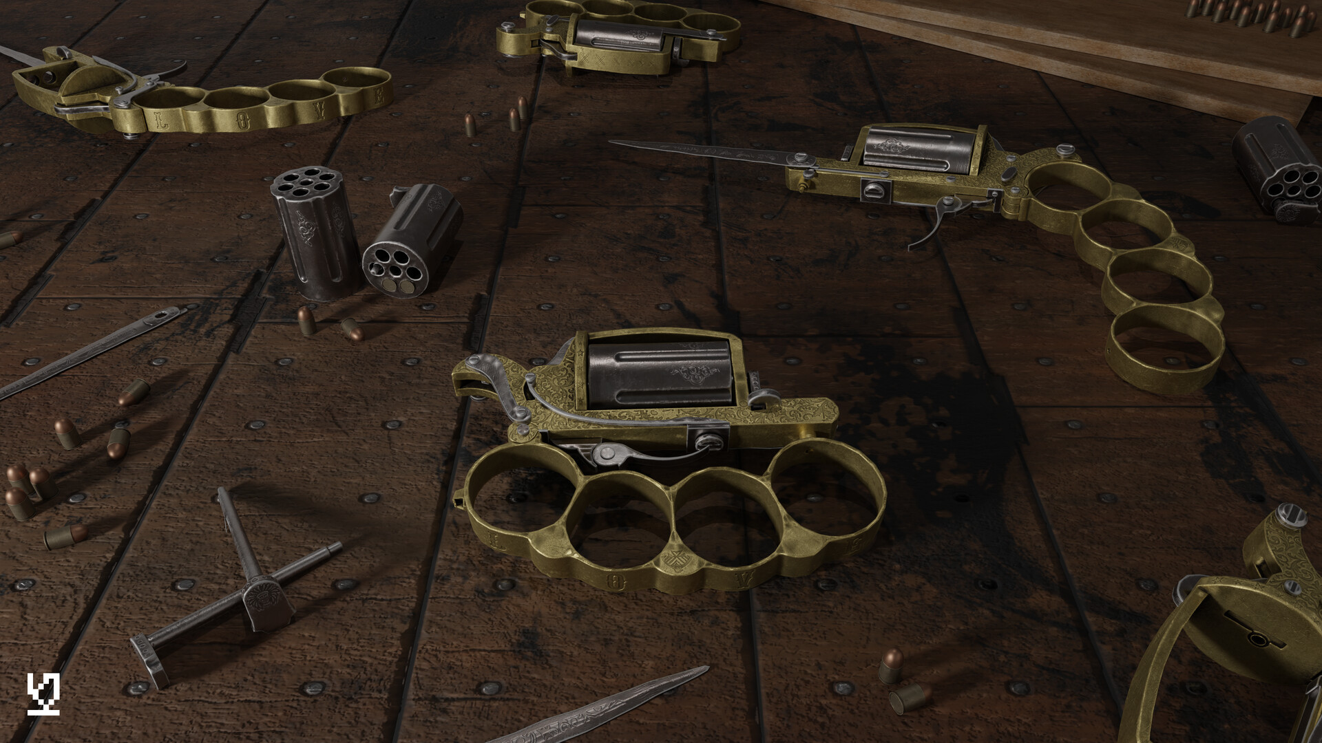 ArtStation - Apache Revolver