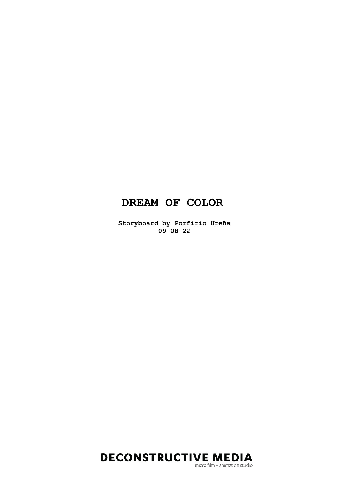 Porfirio Urena - Dream of Color (Animation)