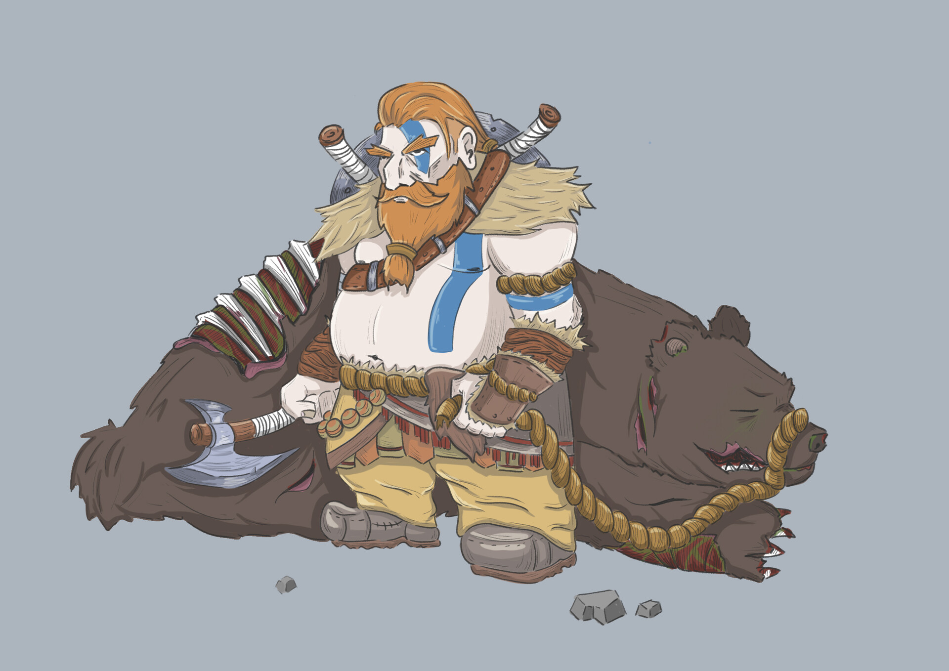 ArtStation - Zombie Hunter - Concept 2D