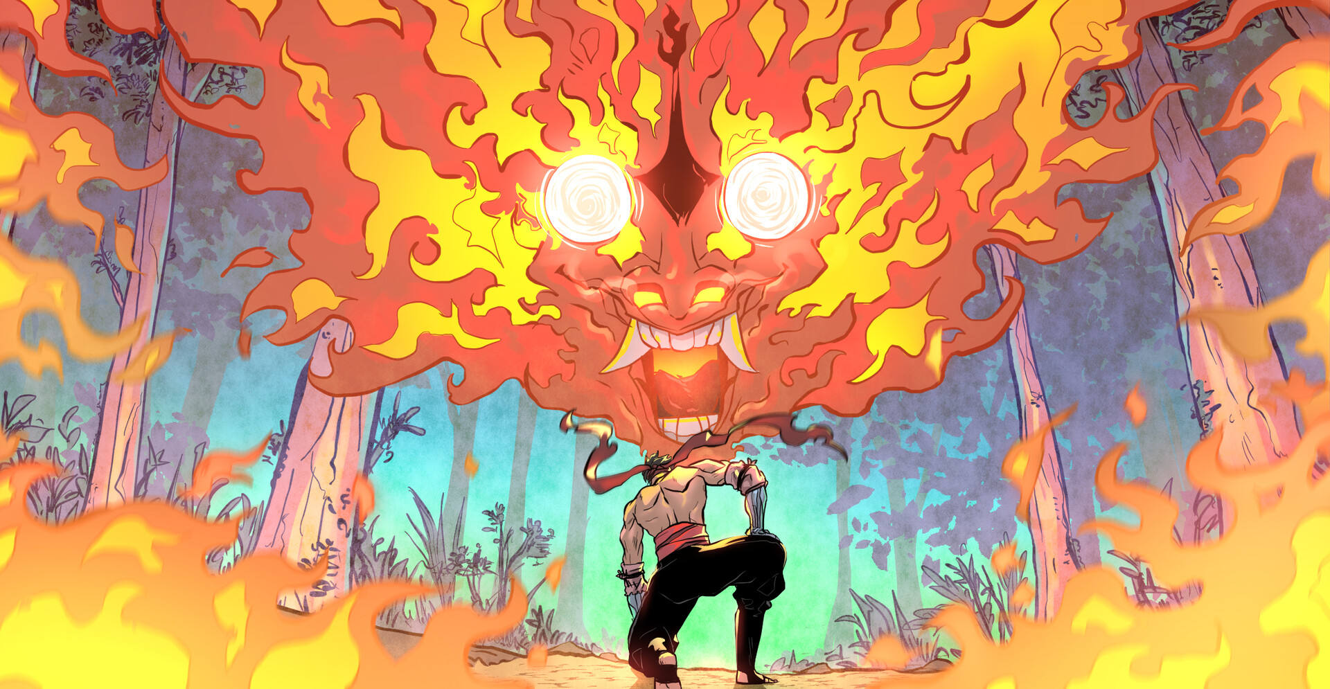 ArtStation - Sample Page from Tosan Aji Project