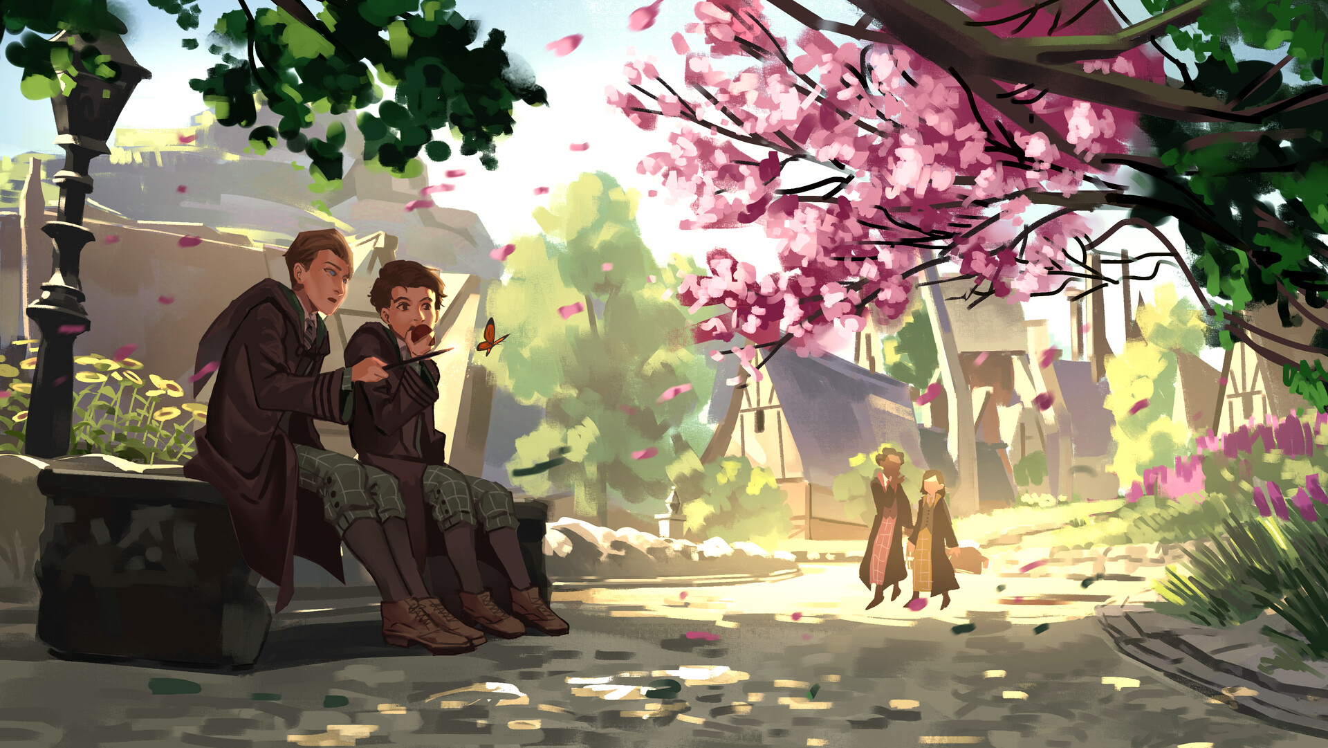 ArtStation - A Sunny Bright Day - Hogwarts Legacy Fanart