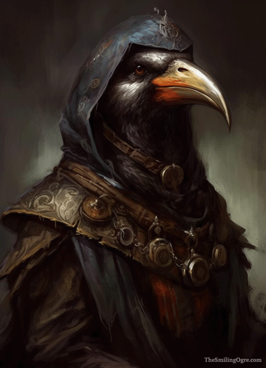Kenku Rogue By Skyflu Dnd Art Character Portraits Rog