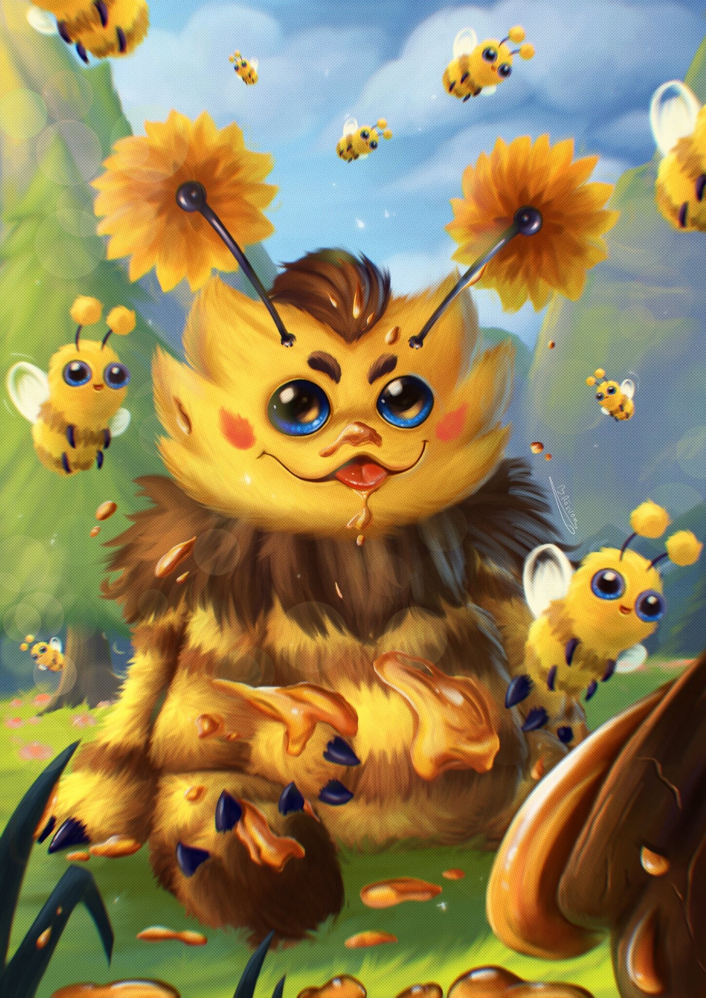 ArtStation - Bee & Honey