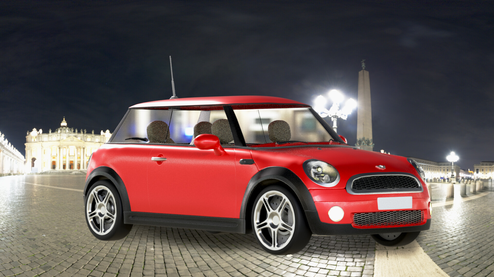 Callum Highfield - Mini Cooper Render - Car Model