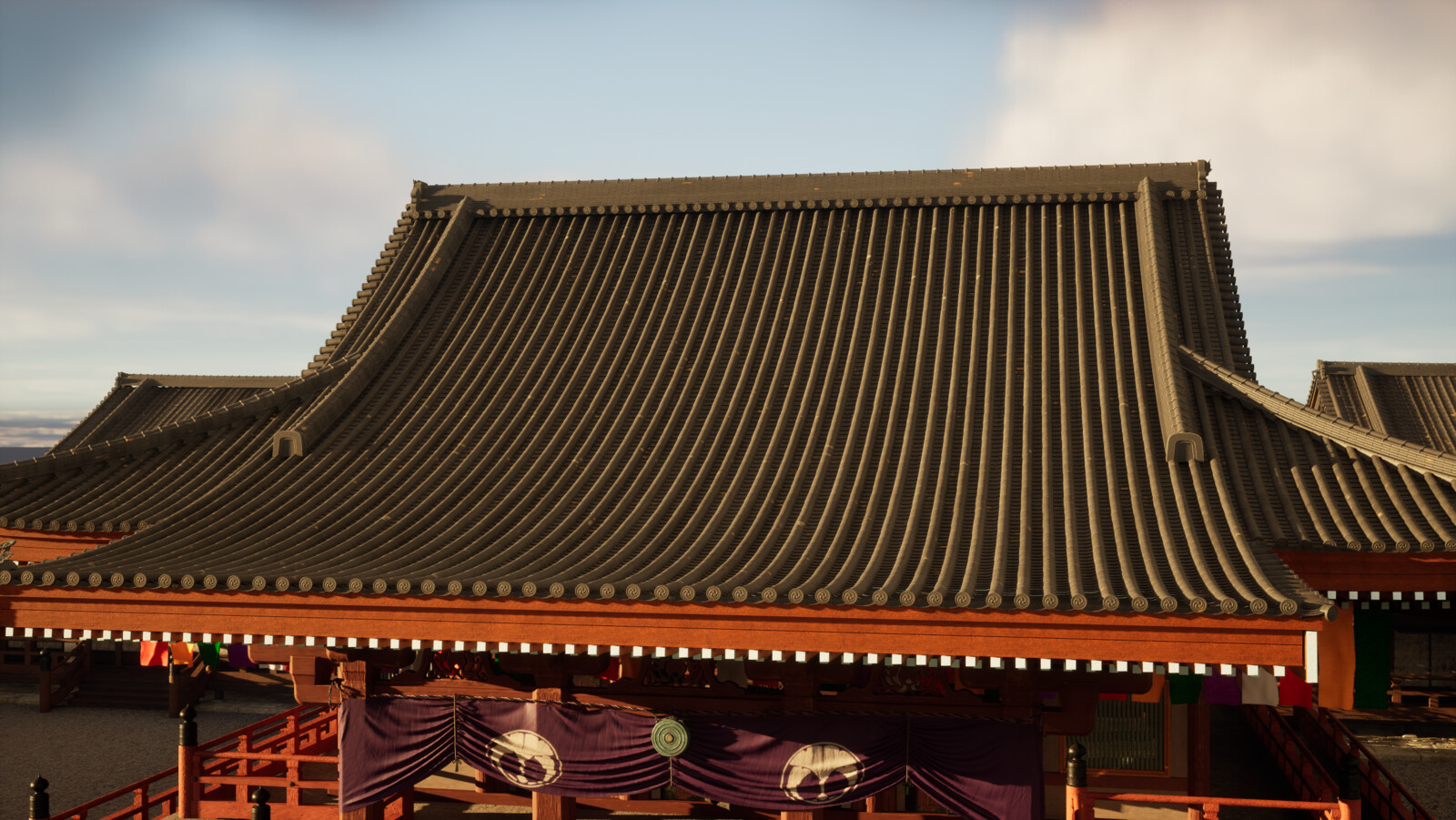 Inu Games - Geometry Scripted Traditional Japanese Roof