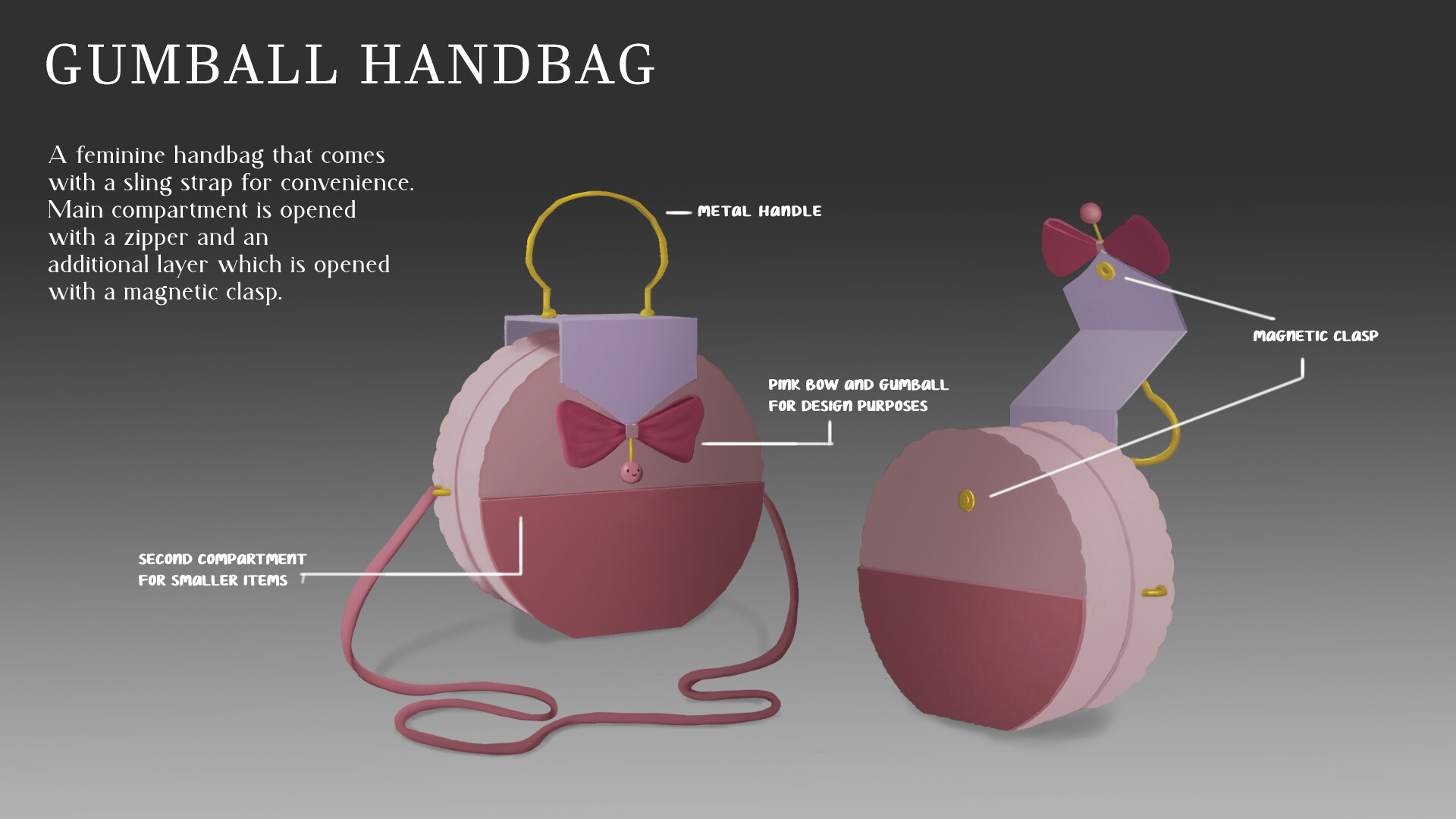 ArtStation - Props - Handbag