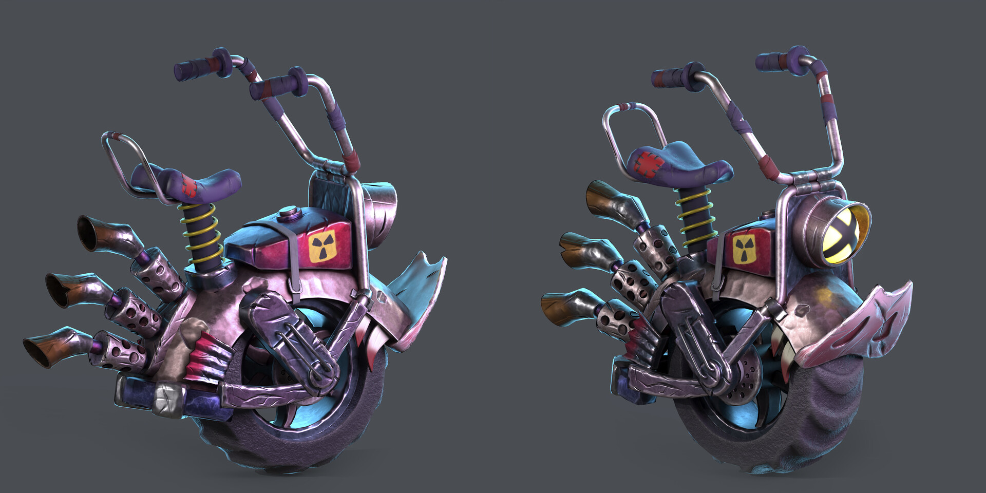 ArtStation - monocycle "Warthog" (моноцикл "Бородавочник")