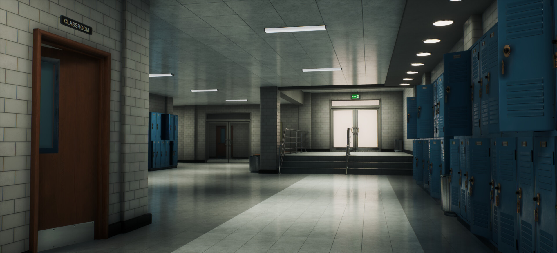 ArtStation - School_Hallway | Unreal Engine