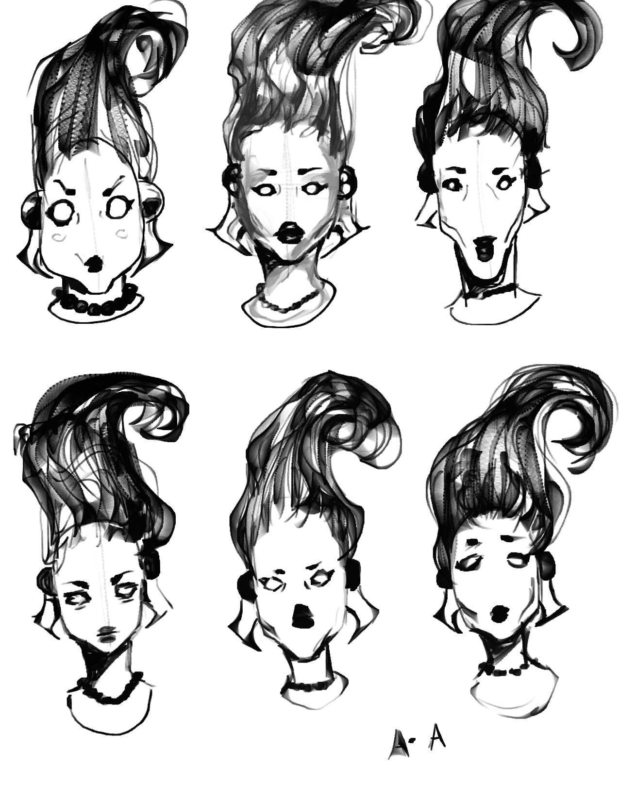 ArtStation - Character in different styles/morphed