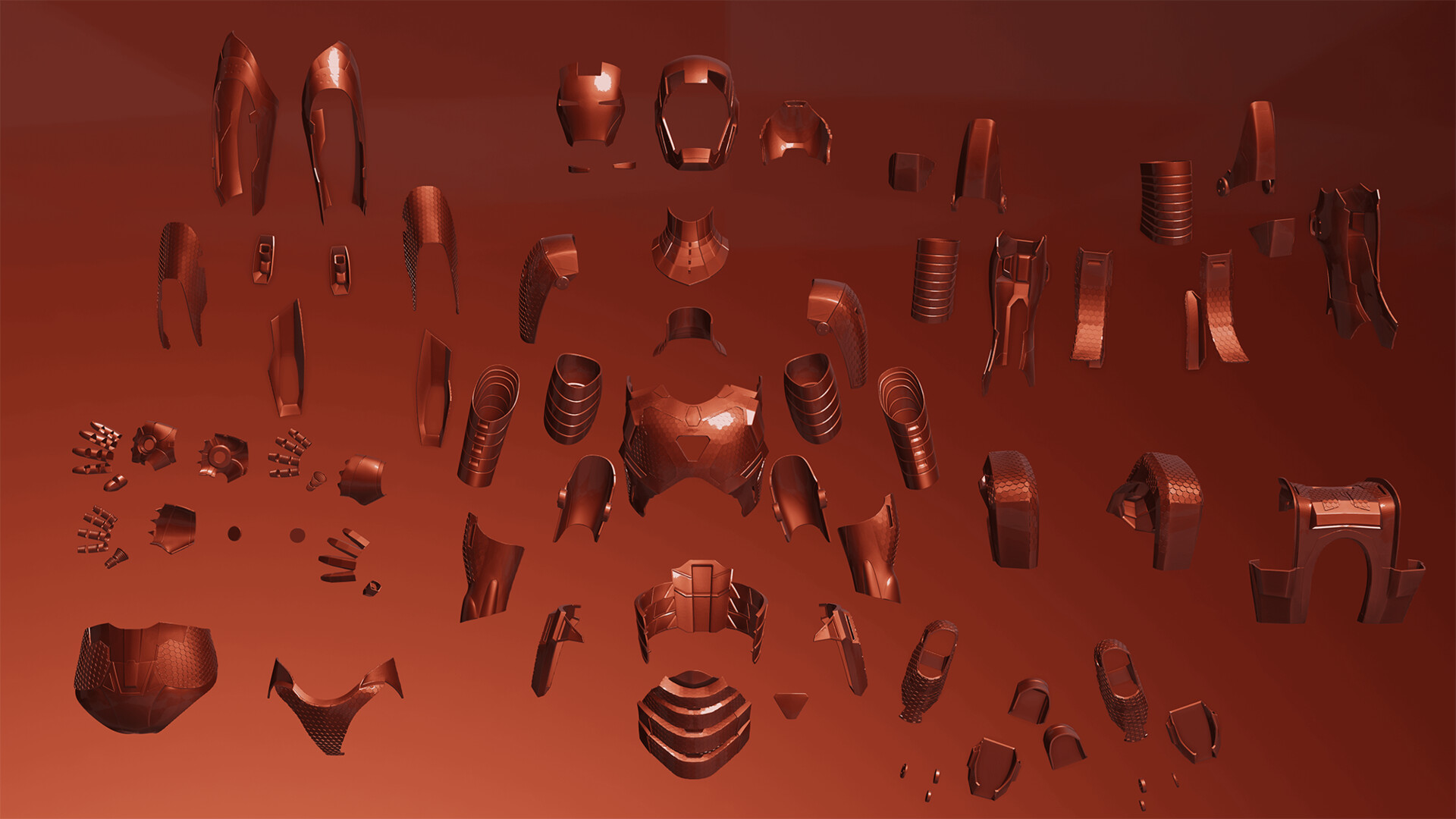 mino mimo - Iron Man Full Body Armor 3D Printable Model