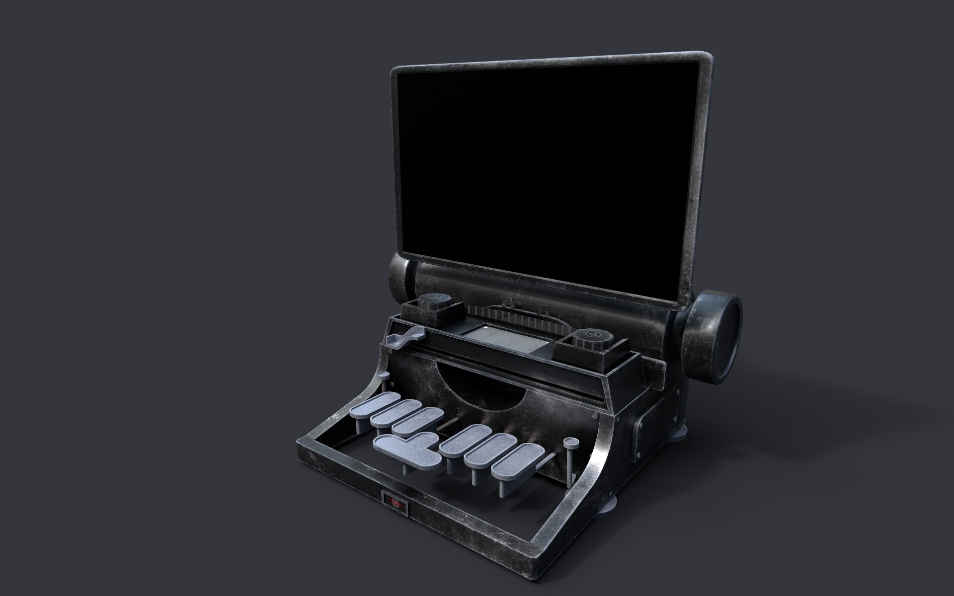 ArtStation - typewriter inspired by Brazil 80' movie