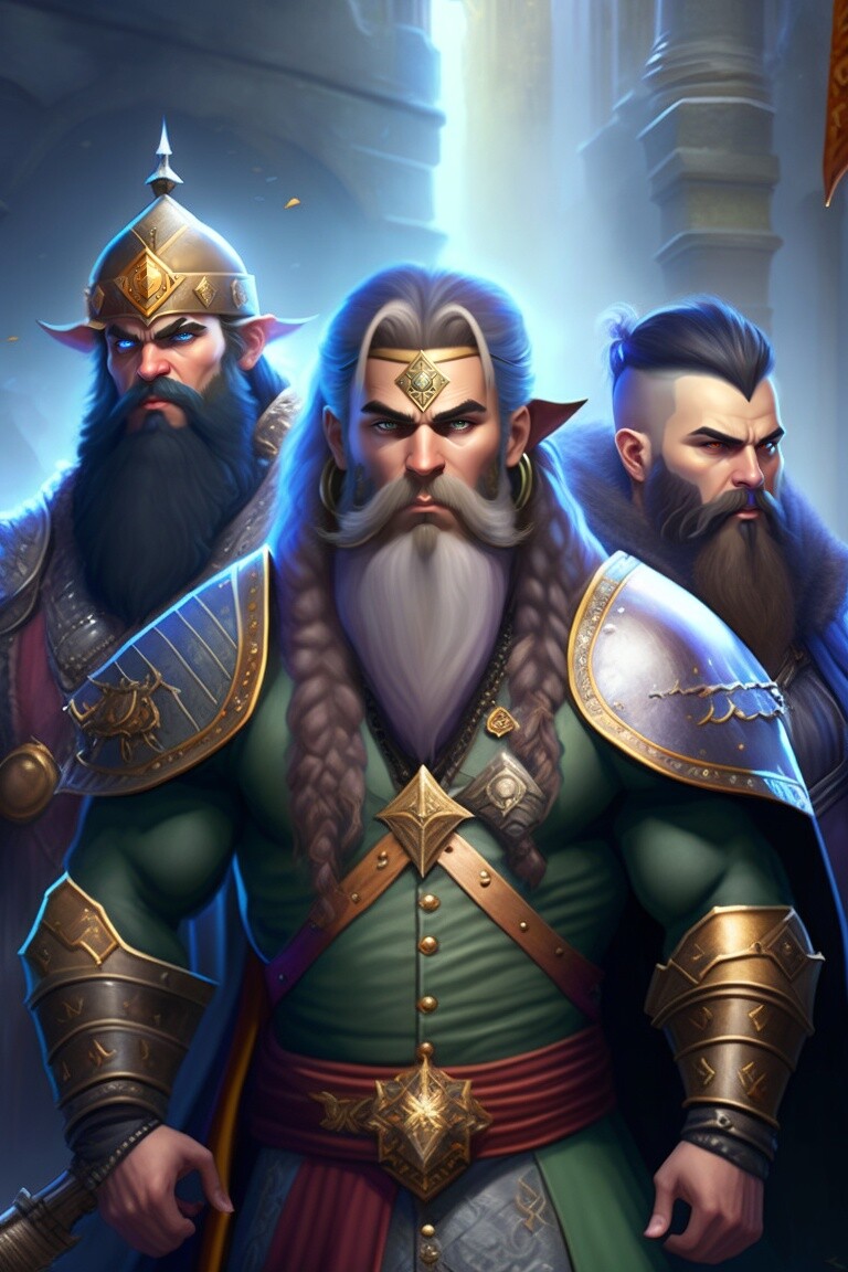 ArtStation - A cover for fantasy. Dwarves