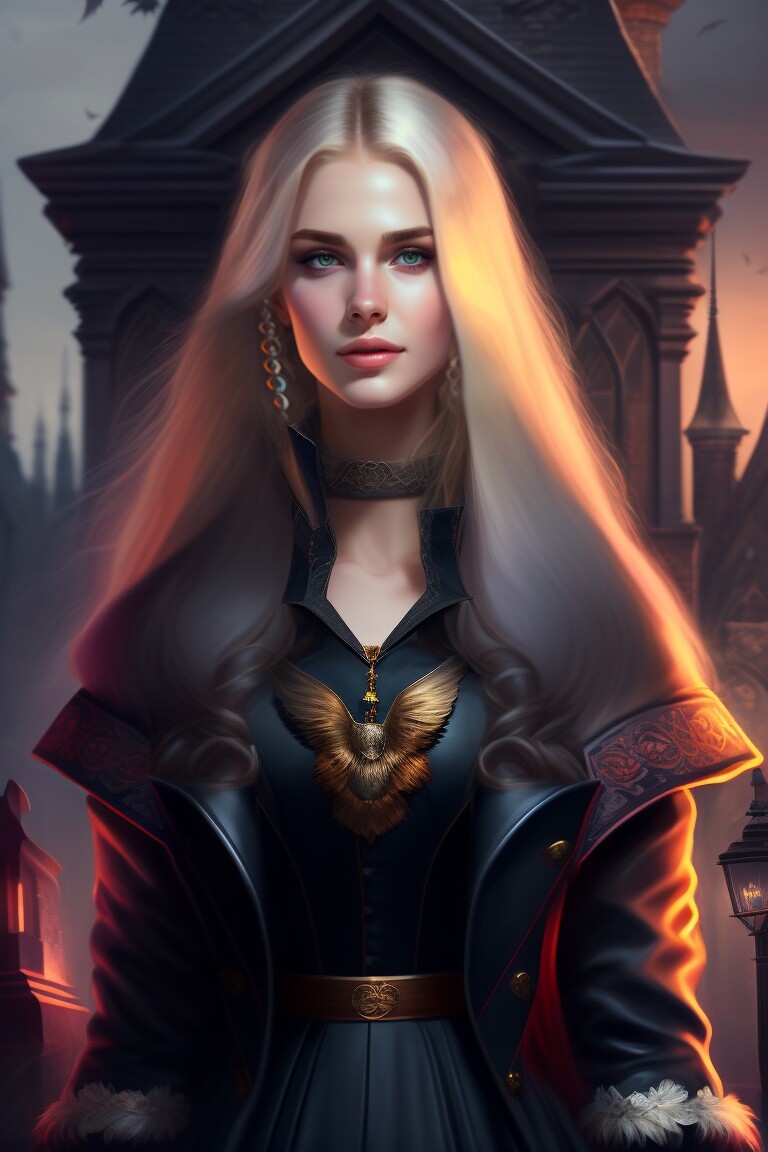 ArtStation - Illustration for the book. The vampire