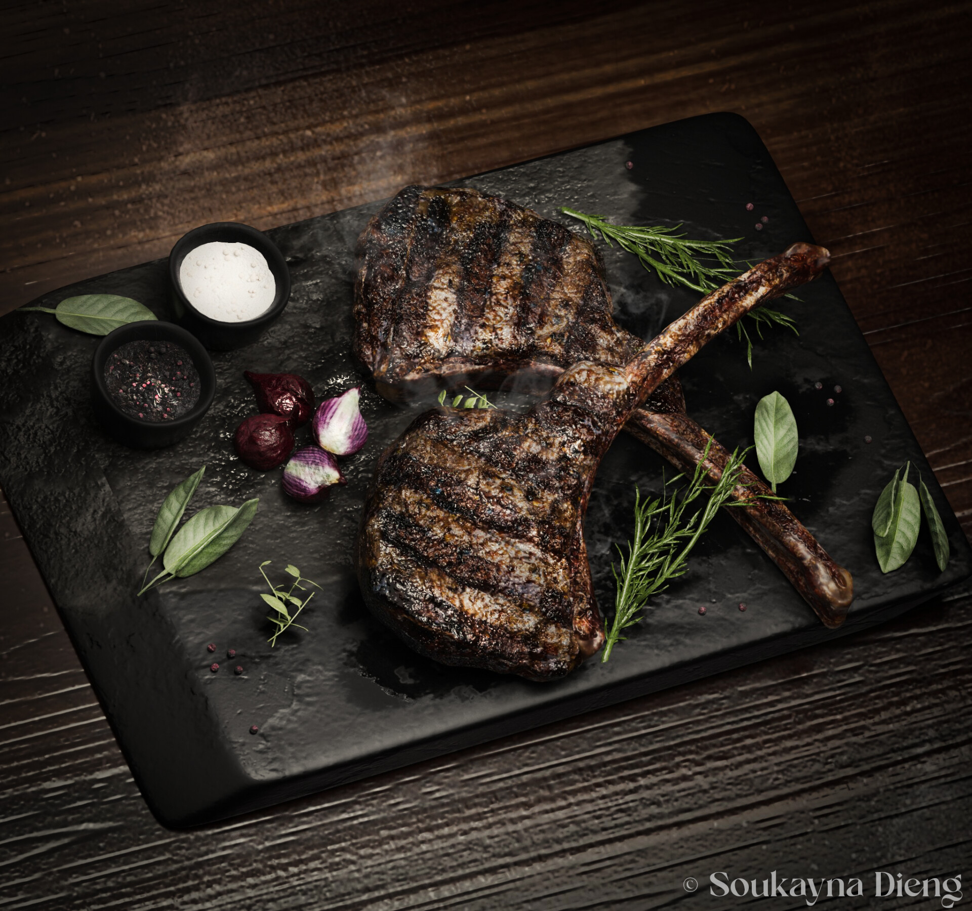 ArtStation - Lamb Chop Dinner