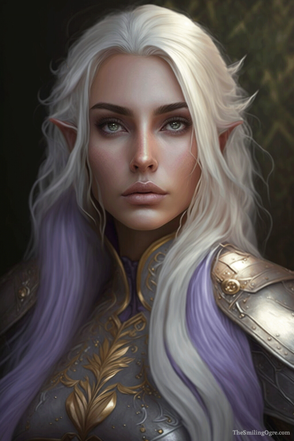 The Smiling Ogre (微笑的食人魔) - AI Elf Art 5
