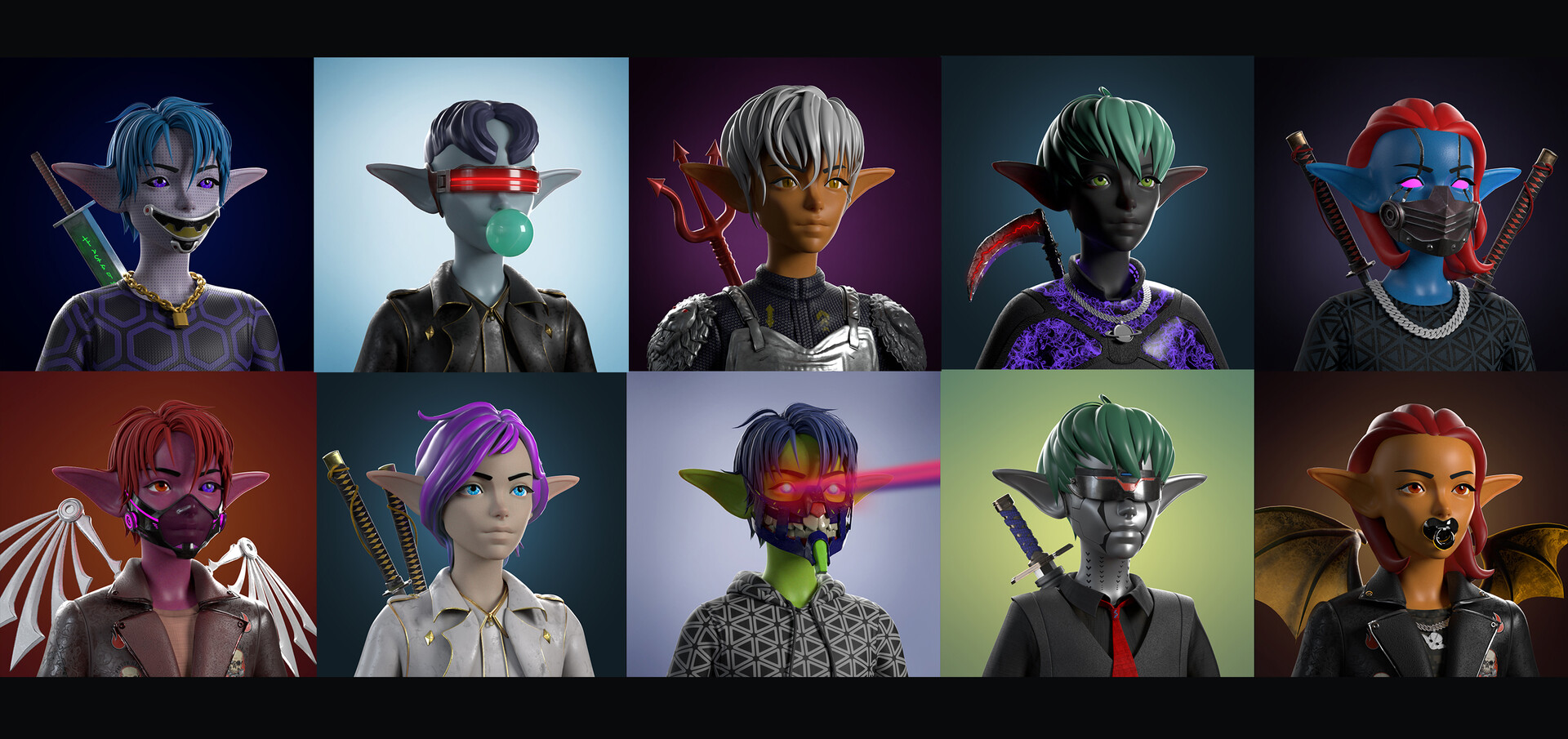 Damodharan V - 3D NFT Character Alien