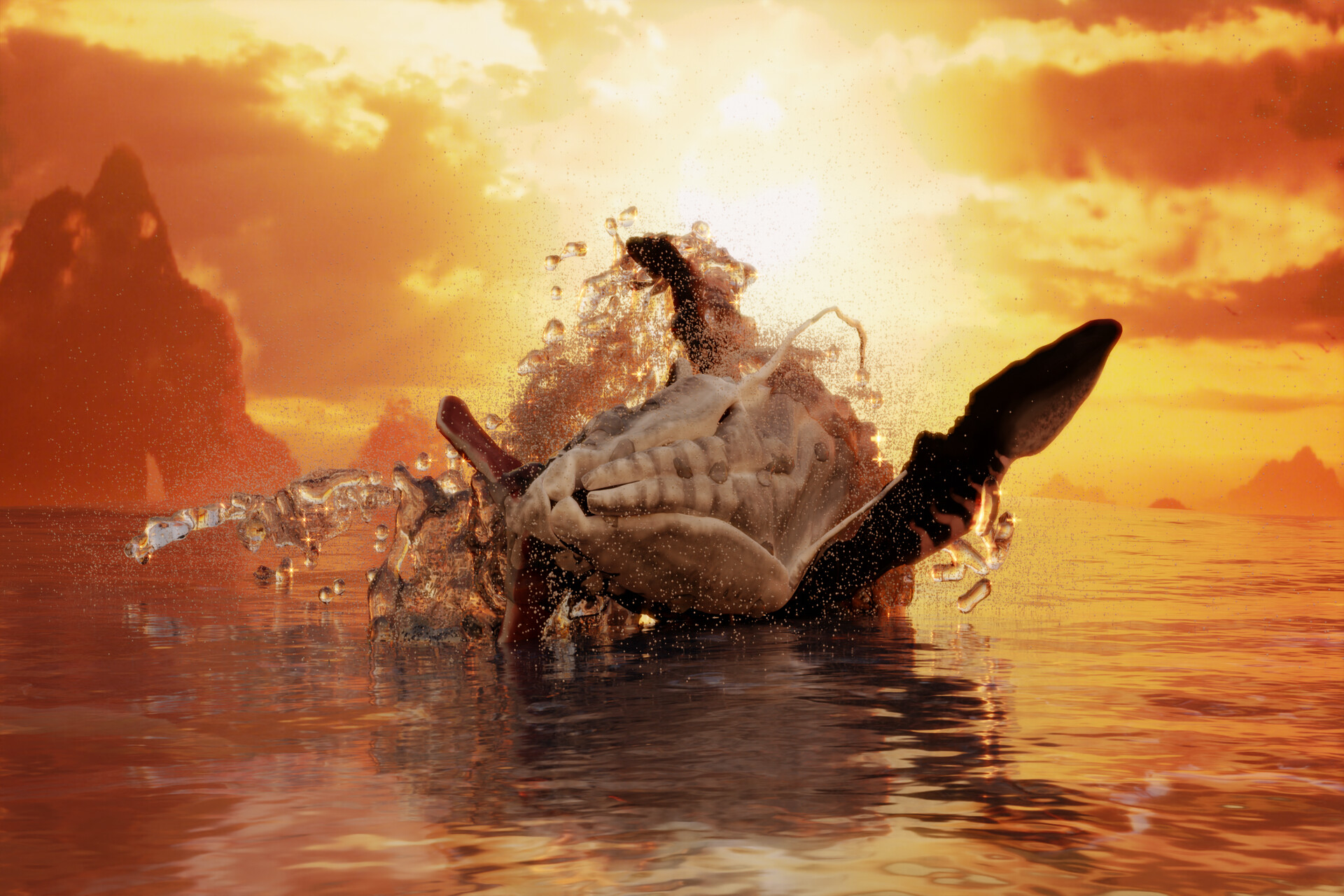 ArtStation - Payakan in Complete Form, inspired by Avatar