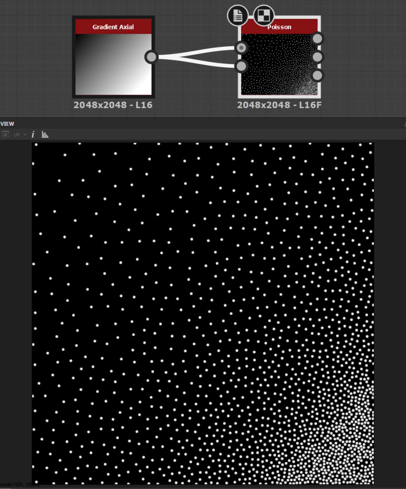 Peter Roe - Poisson Sampling Node for Substance Designer