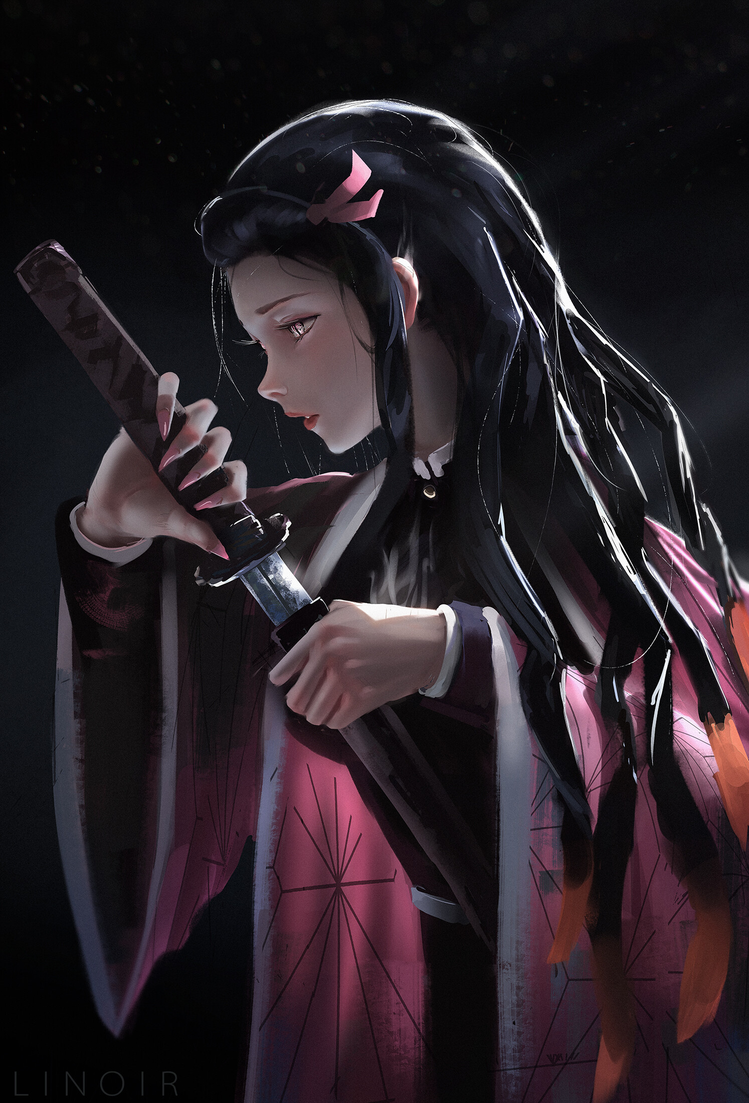 ArtStation - Nezuko the Demon Hashira