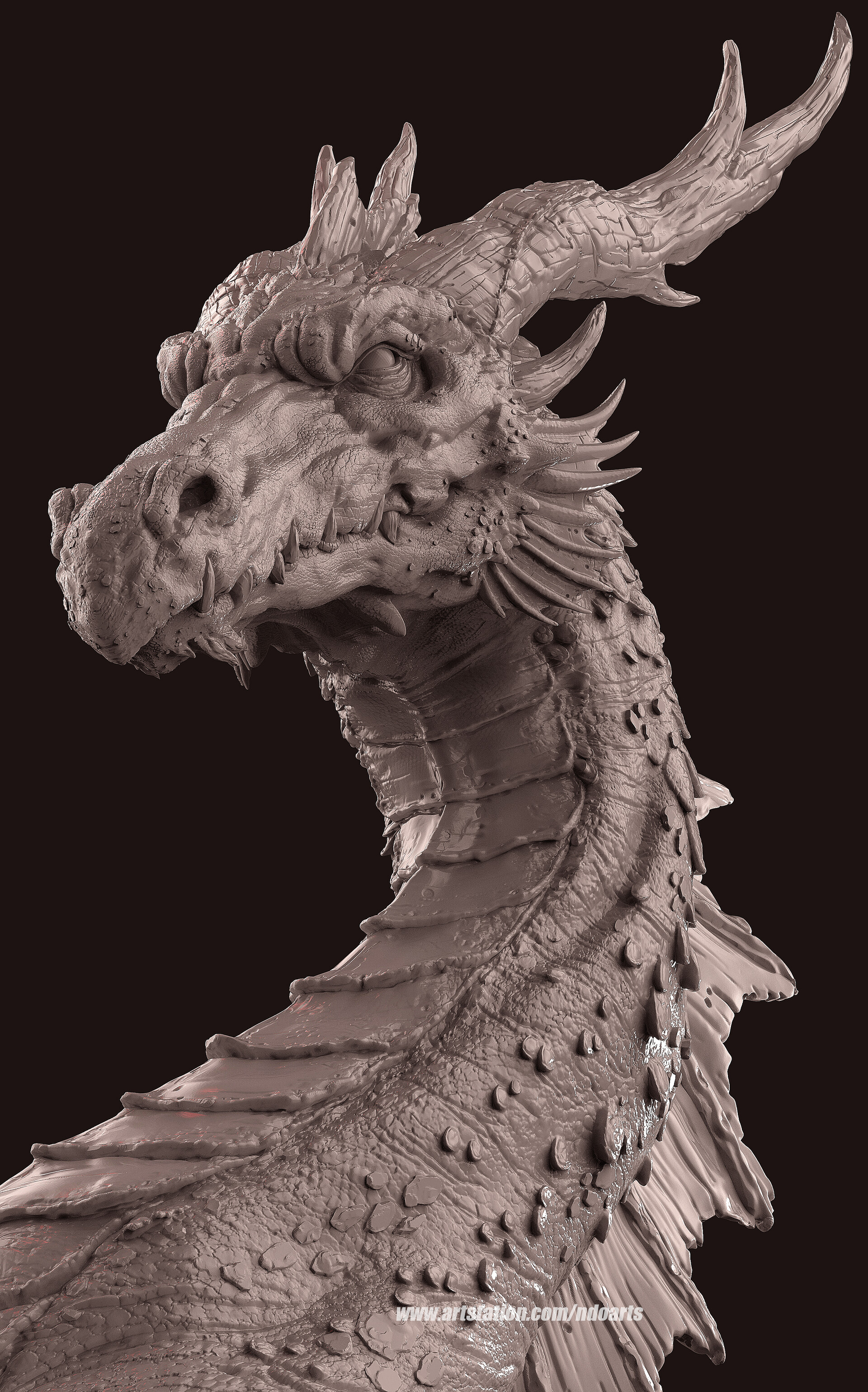 ArtStation - Dragon Bust