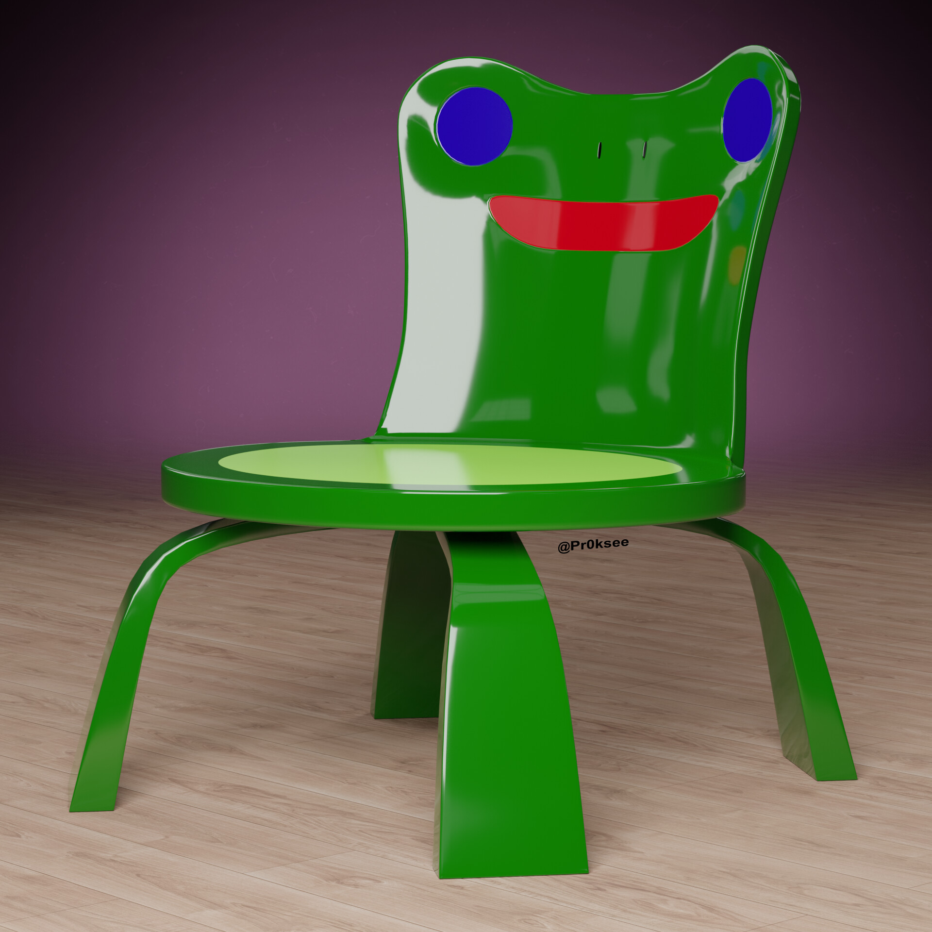 ArtStation - Realistic Froggy Chair