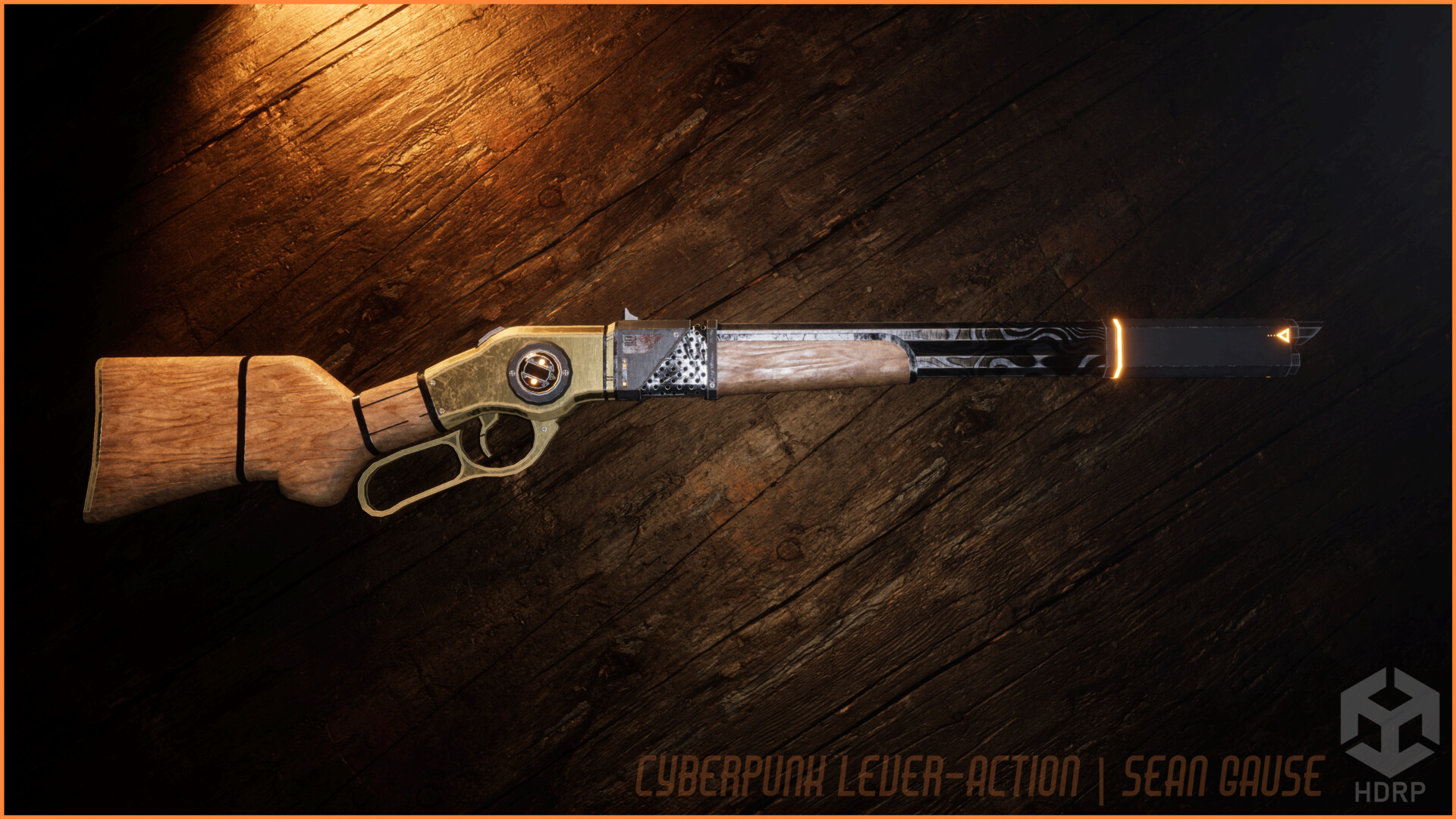 Sean Gause - Cyberpunk Lever-Action Rifle