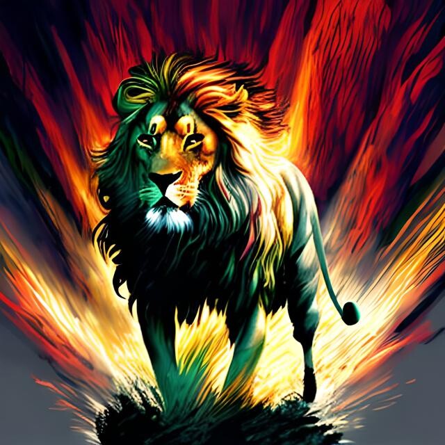 ArtStation - SPLASH LION THE SAFARI