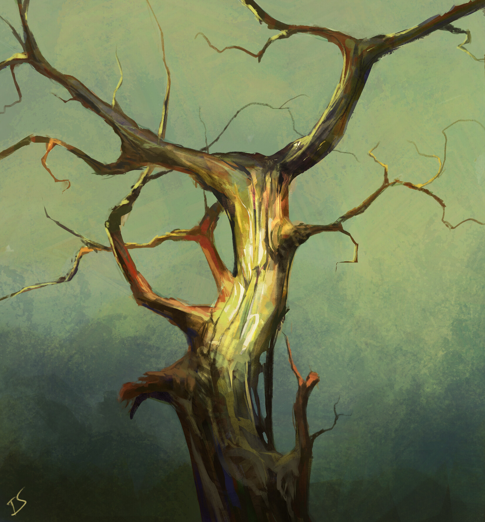 ArtStation - Tree portraits - Sketch series
