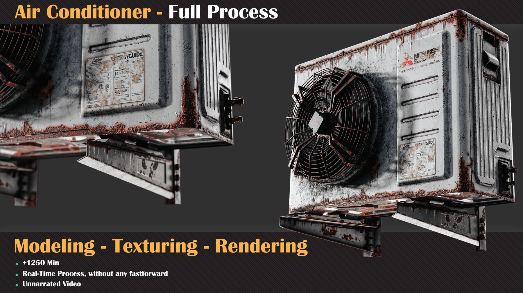 ArtStation - Air Conditioner - Full Tutorial