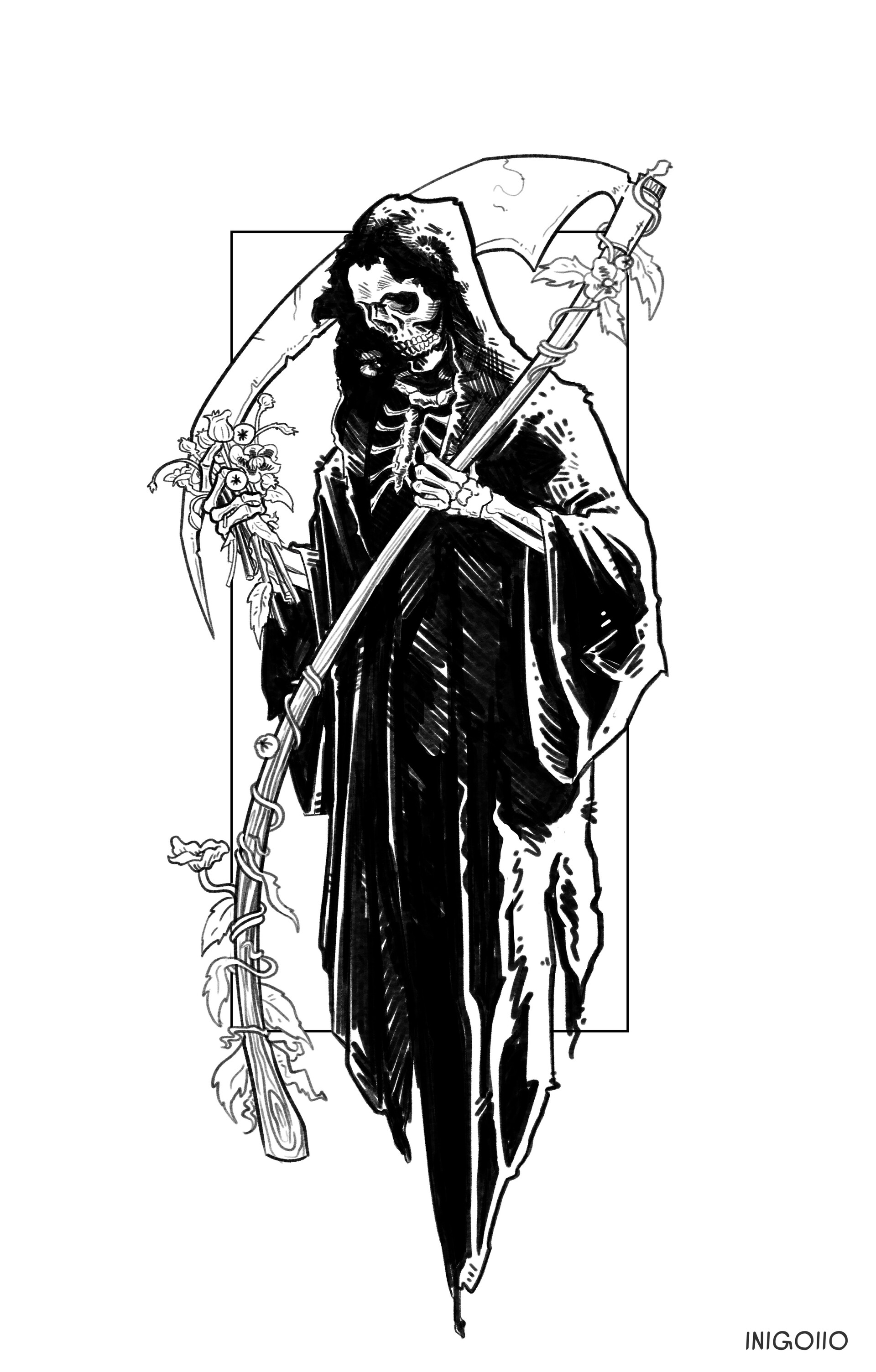 ArtStation - Reaper tattoo