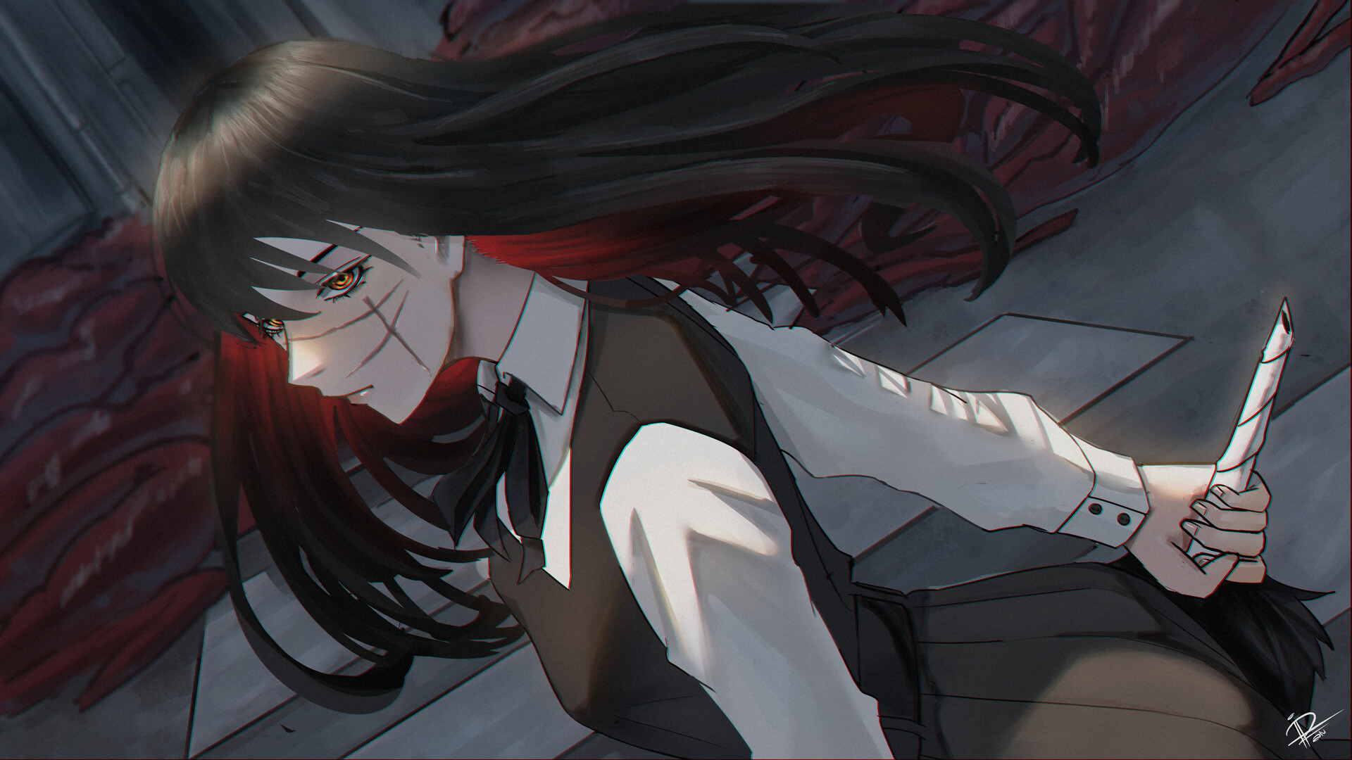 ArtStation - Asa Mitaka / Yoru [ Chainsaw_man ]