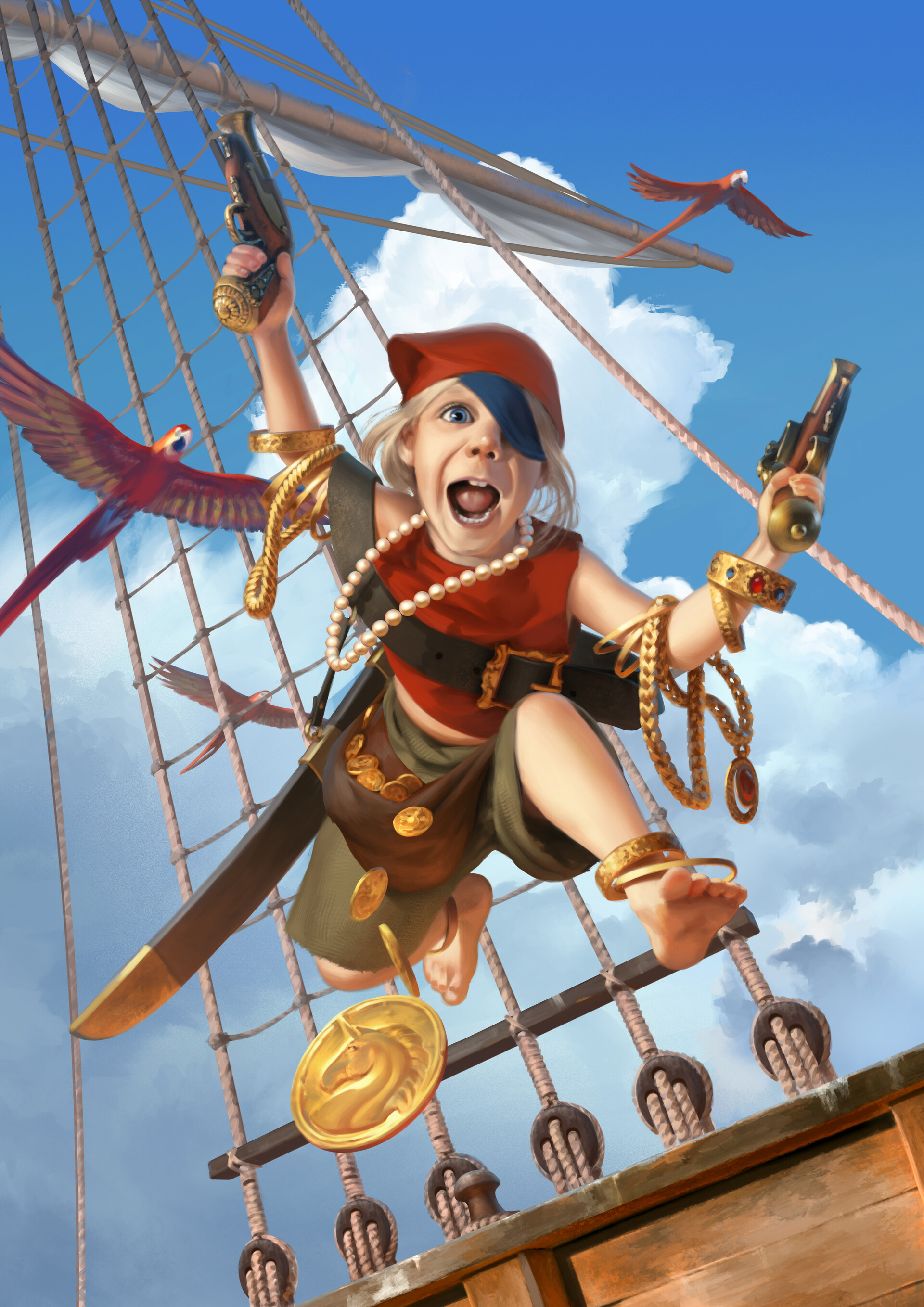 ArtStation - MTG Treasure-Token Fanart