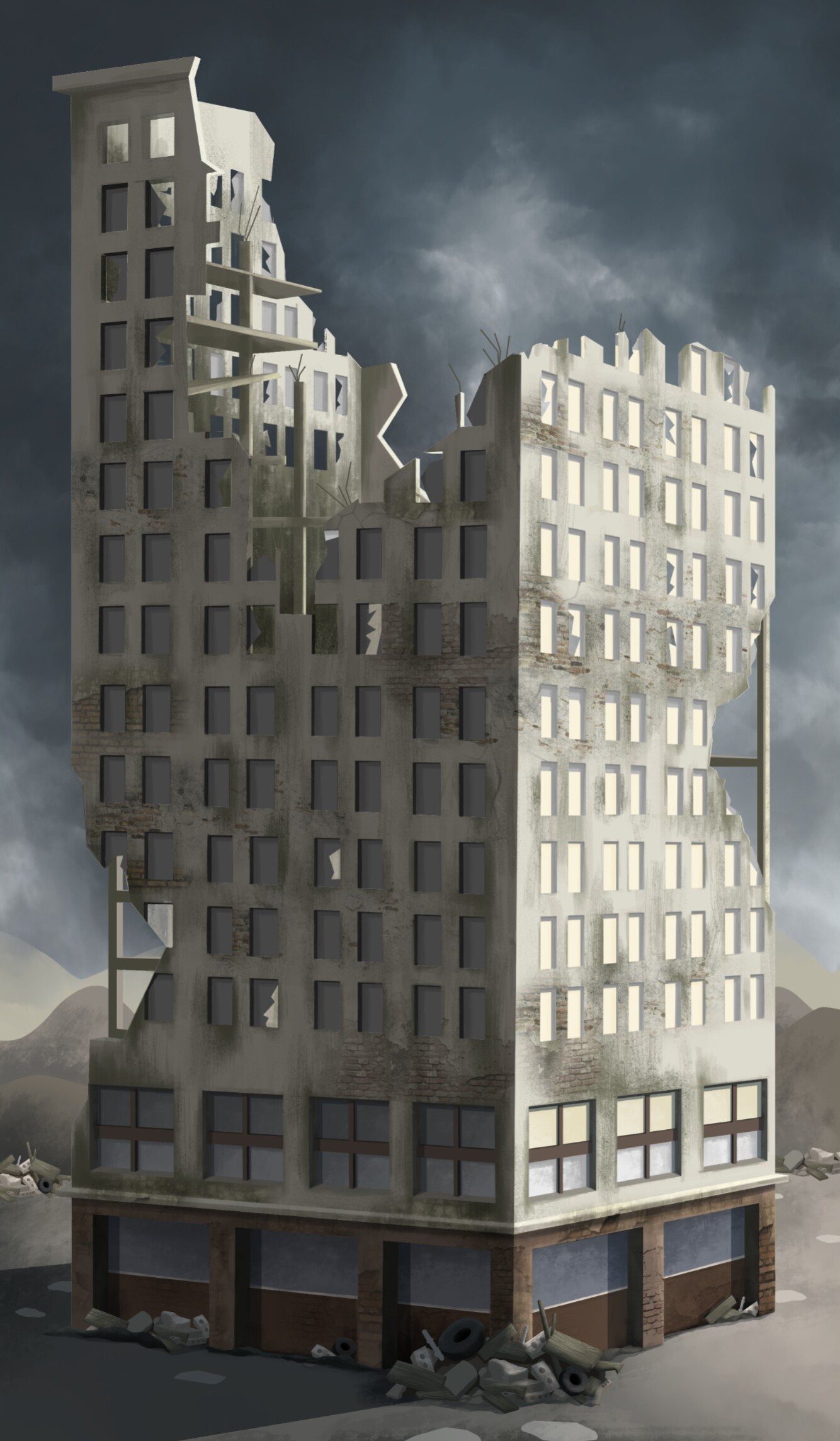 ArtStation - Abandoned building