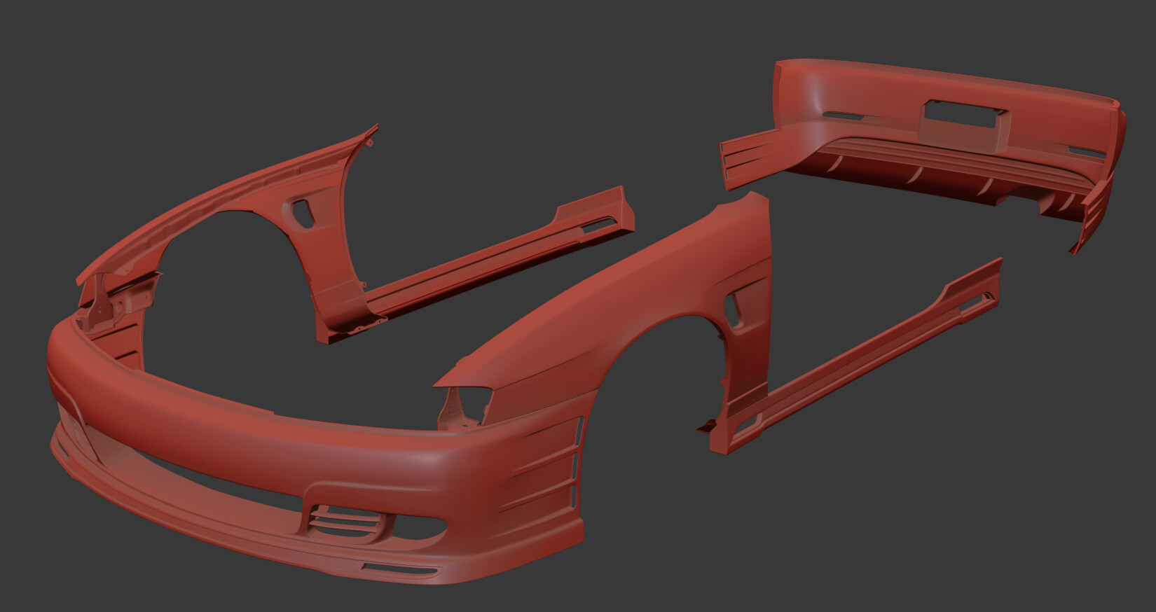 Zakir Khan - Nissan S14 Silvia 326 Power 3D Star Body kit