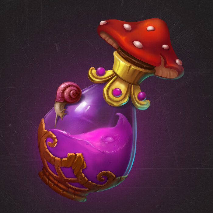 ArtStation - magic bottle
