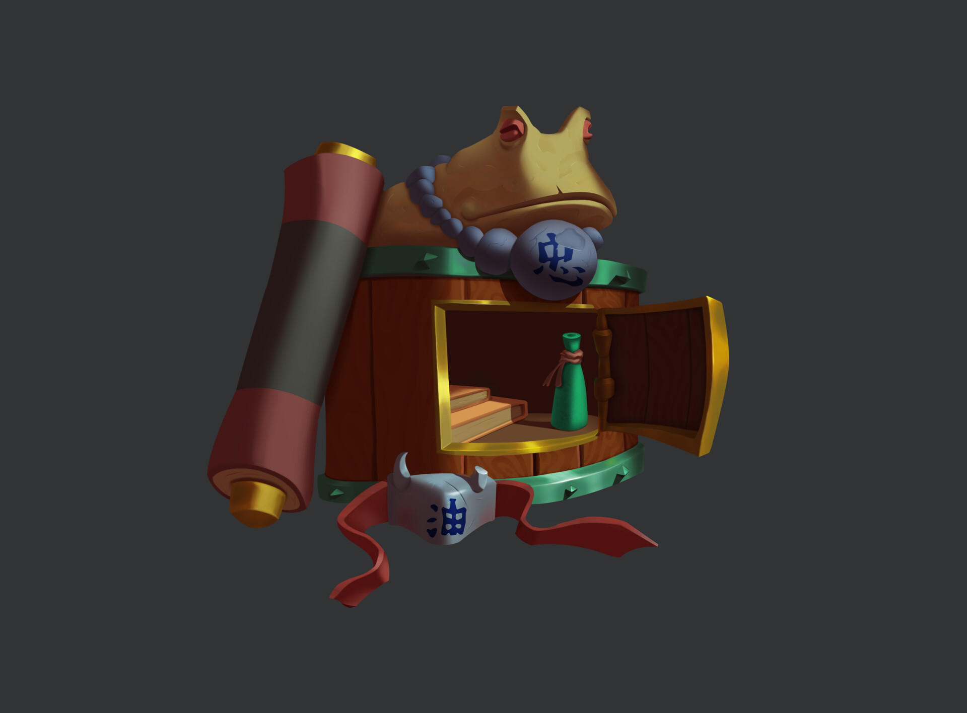 ArtStation - Jiraiya's chest