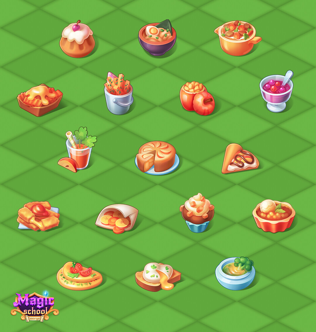 Sonya Volkova - Objects for Magic School - Wizard Merge