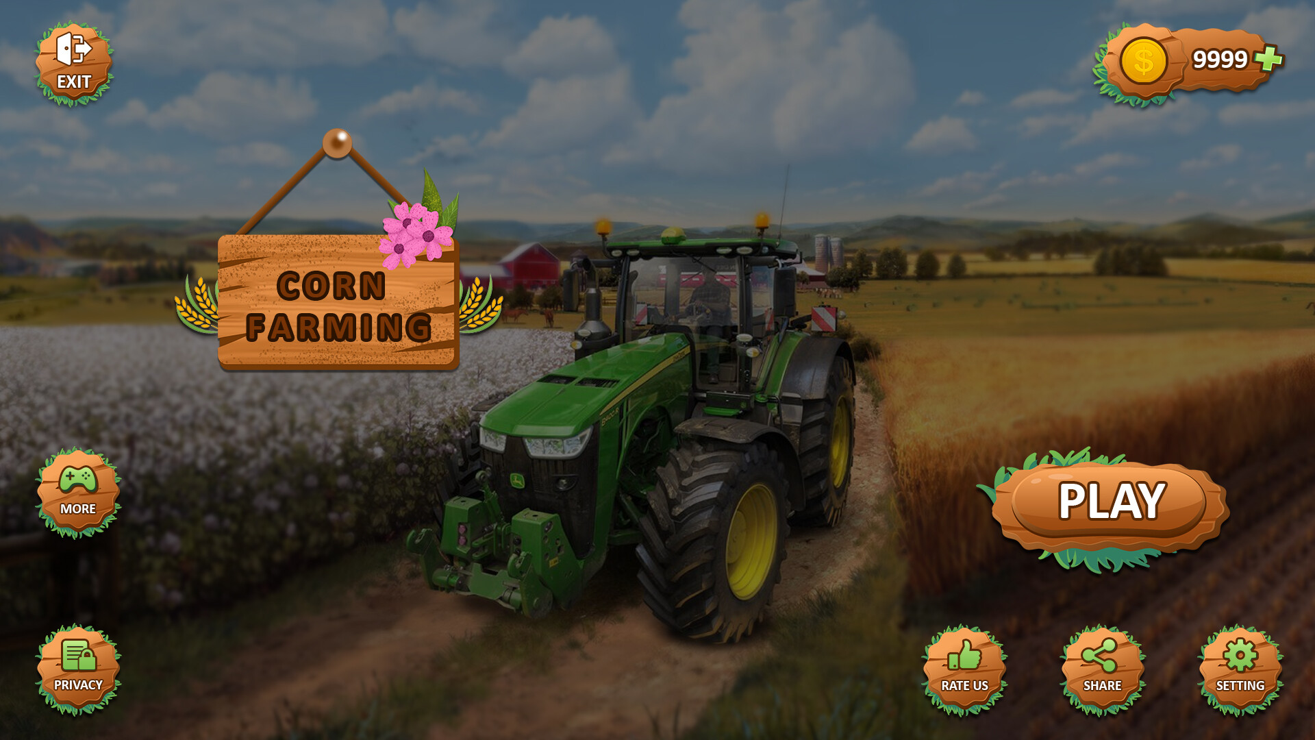 ArtStation - Corn Farming Simulator Game UI