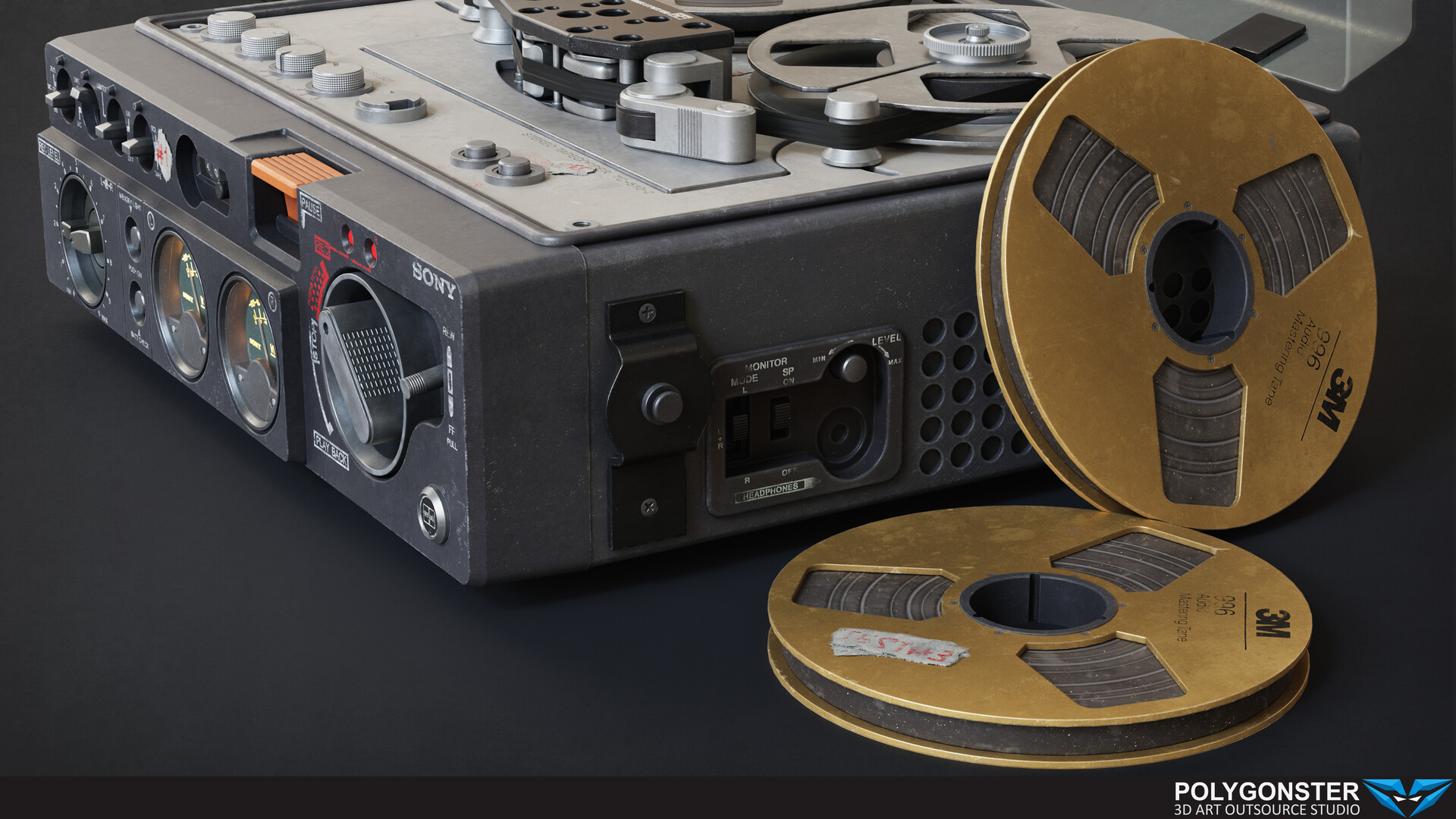 Polygonster Studio - Sony tape recorder