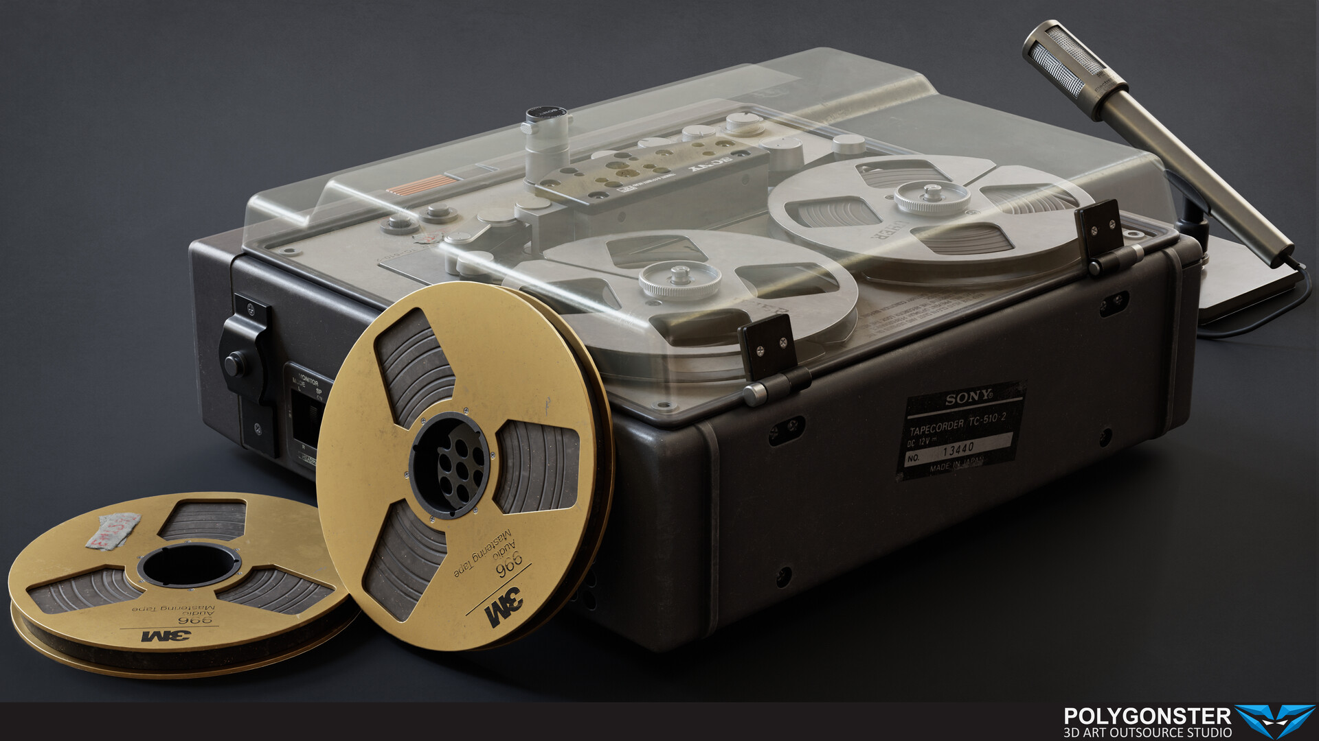 Polygonster Studio - Sony tape recorder