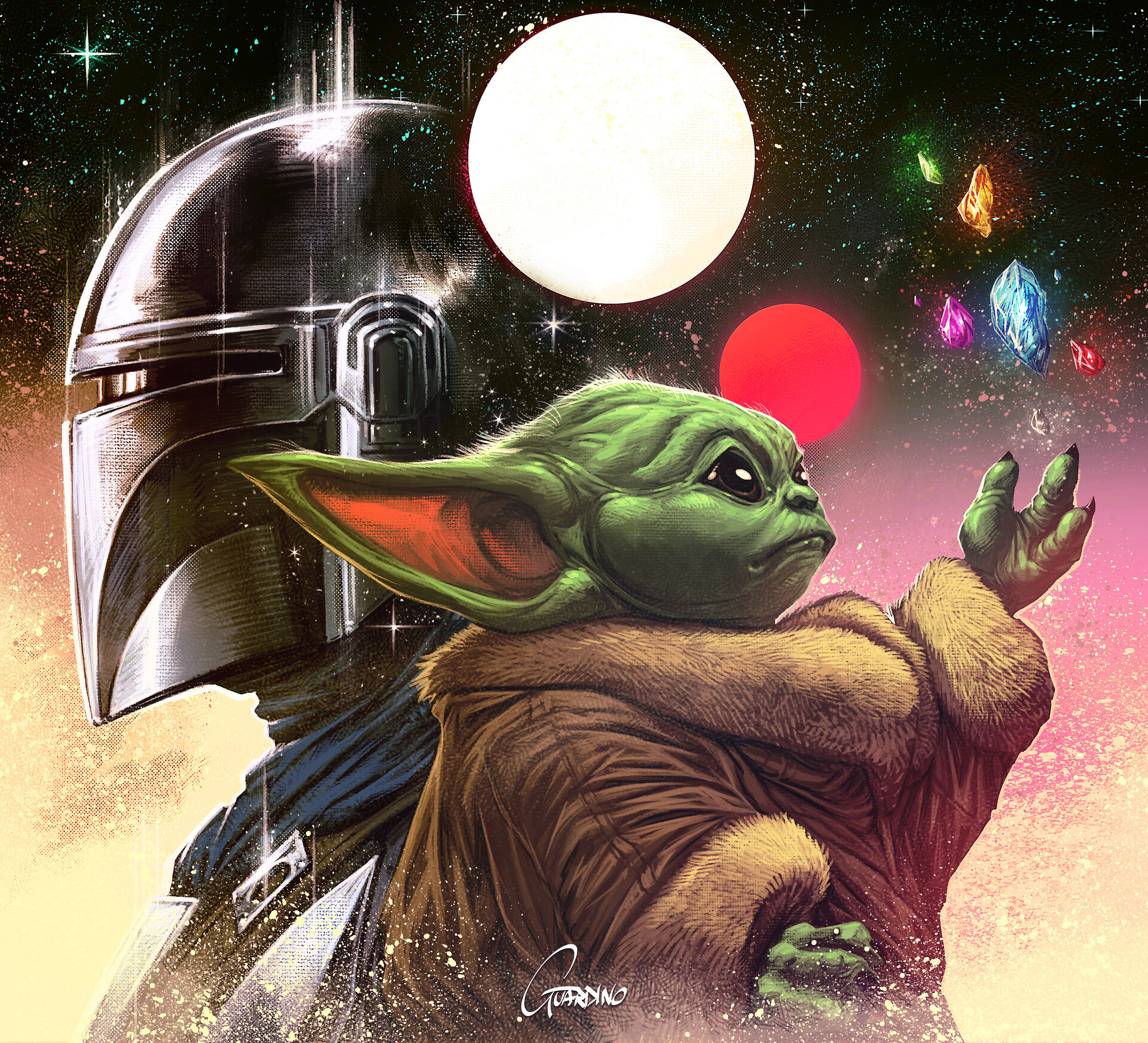 Grogu by Andrea Guardino : r/ImaginaryJedi